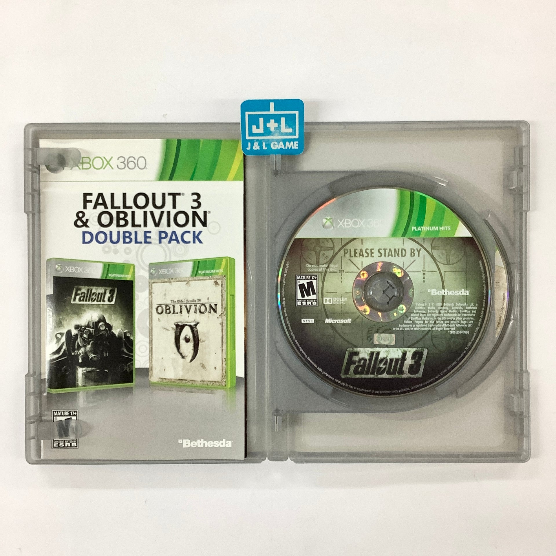 Fallout 3 & Oblivion Double Pack (Platinum Hits) - Xbox 360 [Pre-Owned ...