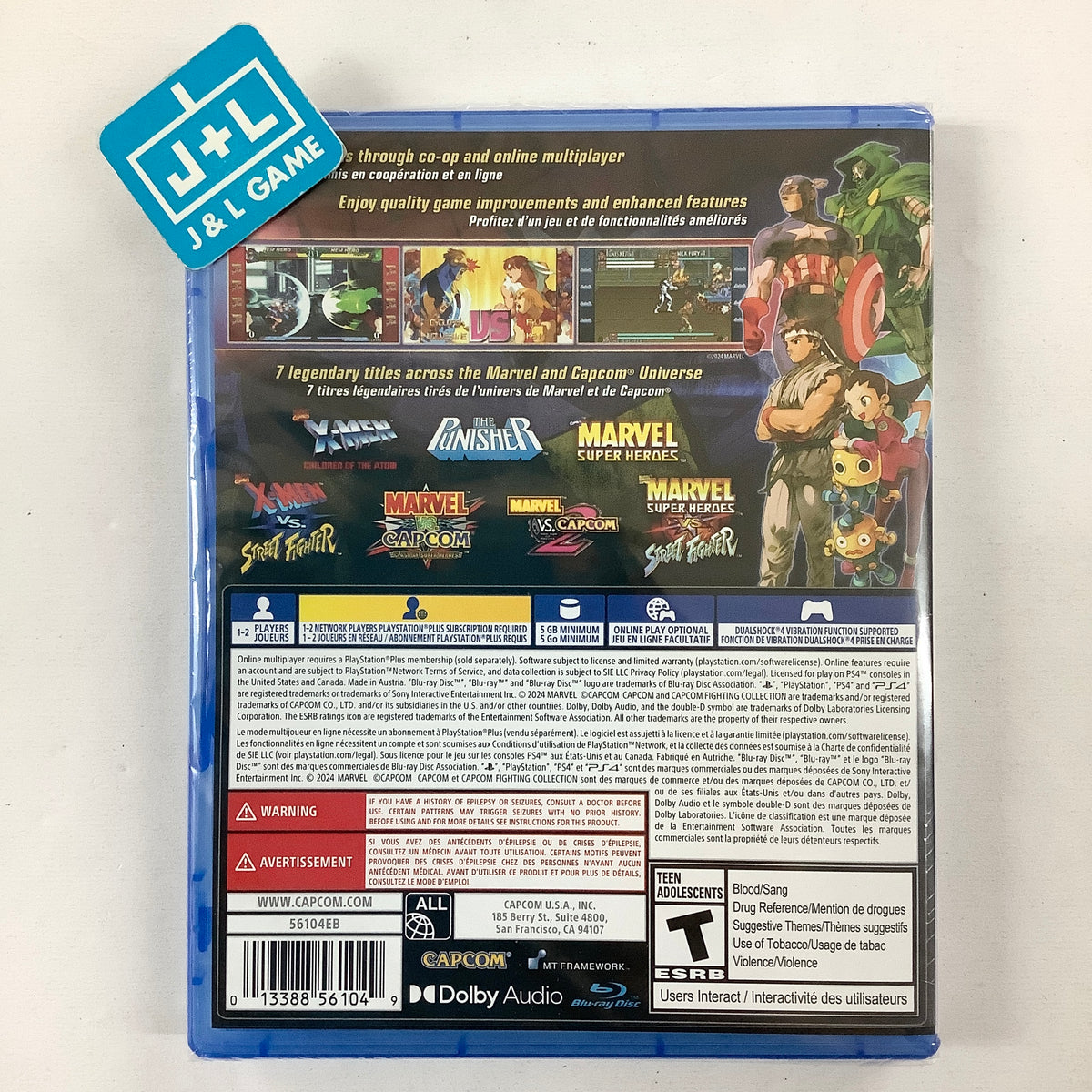 Marvel vs. Capcom Fighting Collection: Arcade Classics - (PS4) PlaySta ...