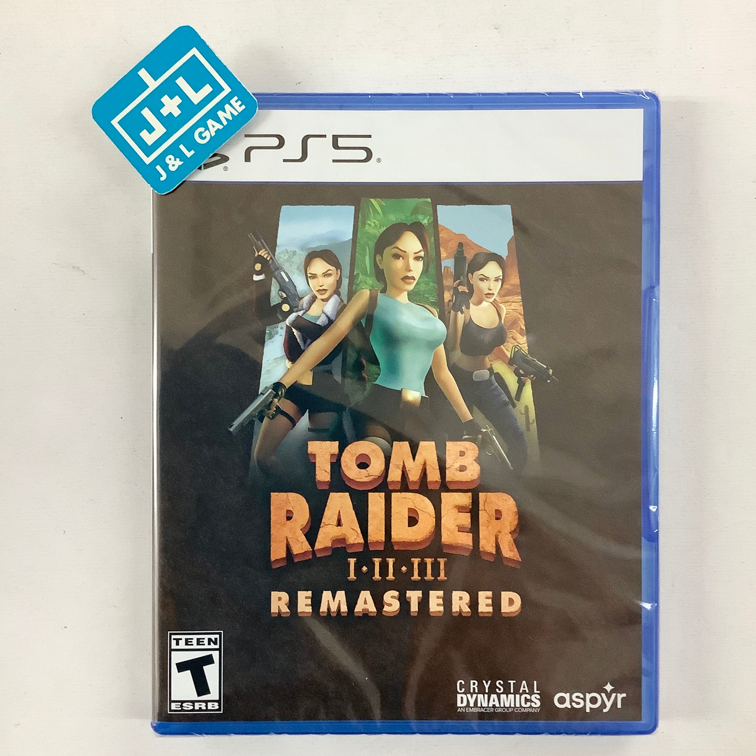 Tomb Raider I-III Remastered Starring Lara Croft - (PS5) PlayStation 5 ...