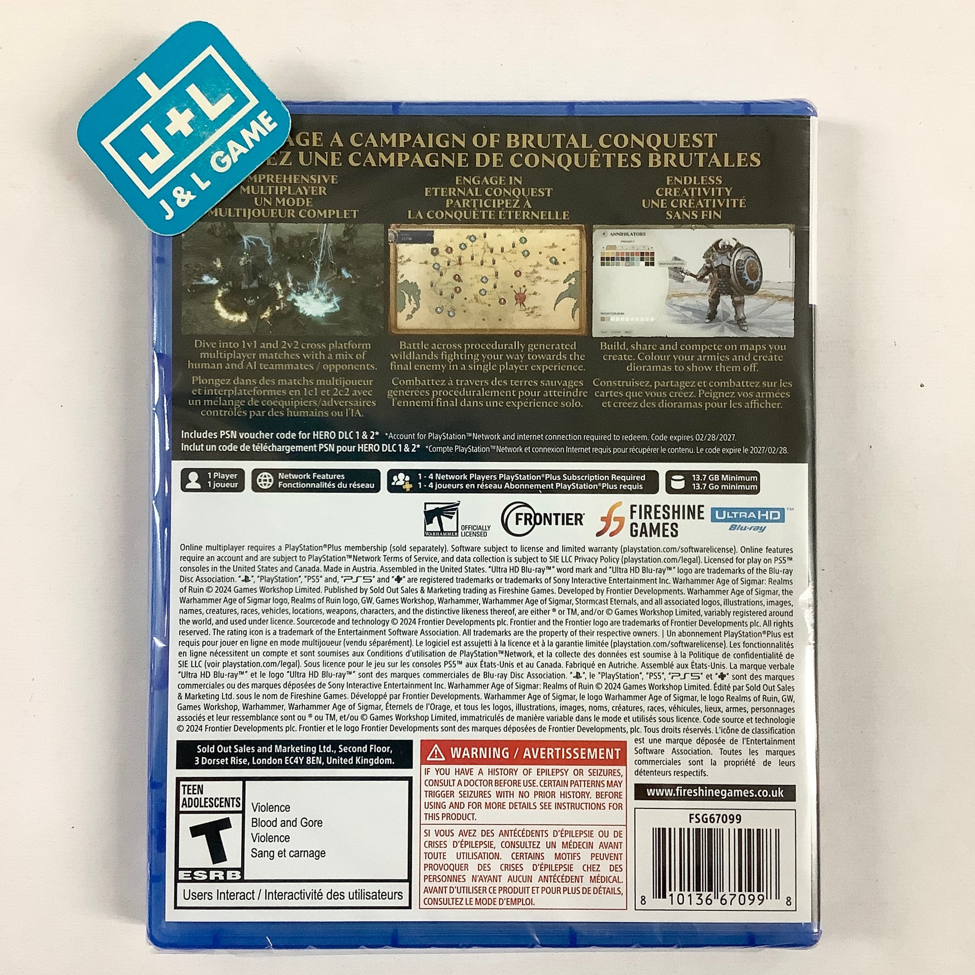 Warhammer Age of Sigmar: Realms of Ruin - (PS5) PlayStation 5 | J&L Game