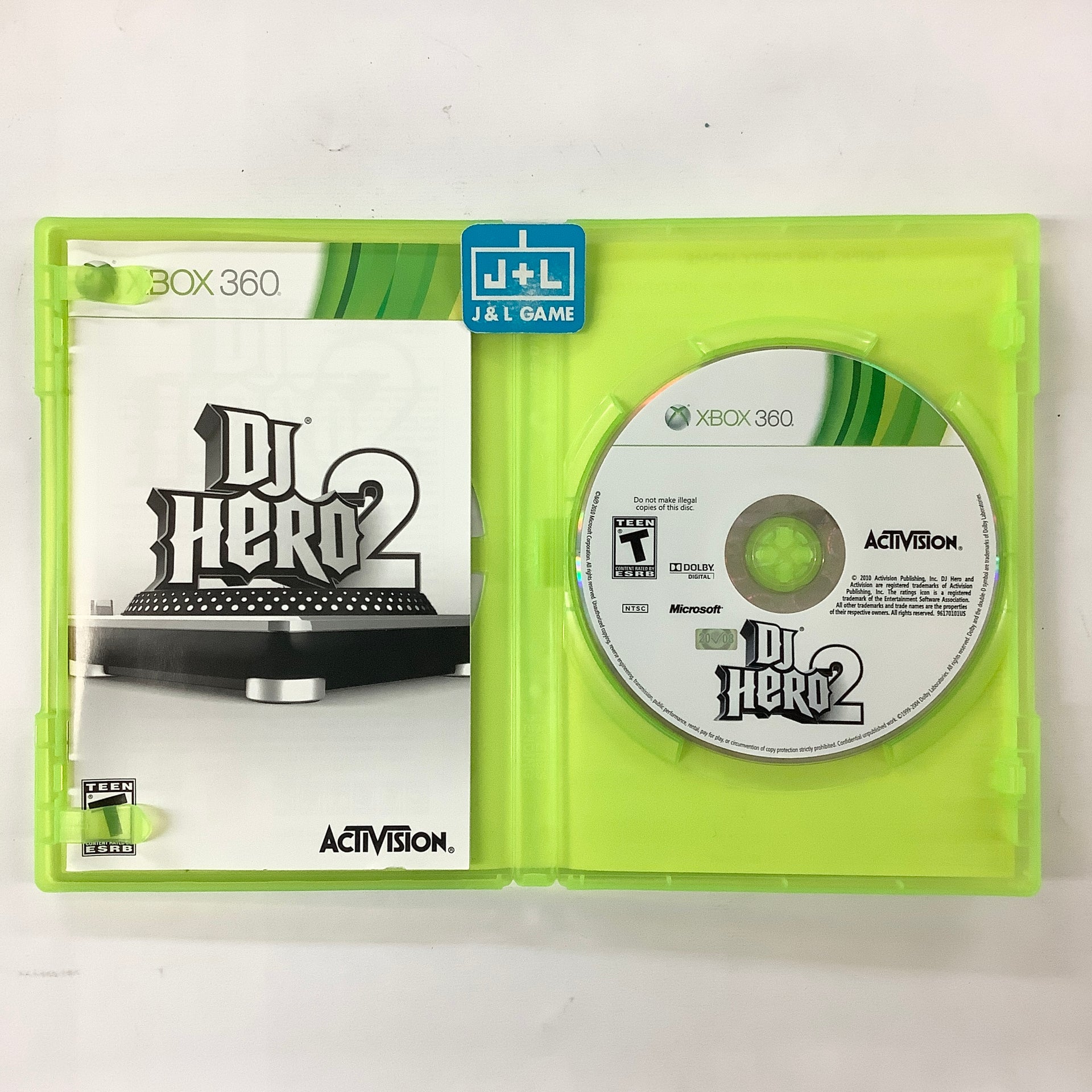 DJ Hero 2 (Game Only) - Xbox 360 [Pre-Owned] | J&L Game