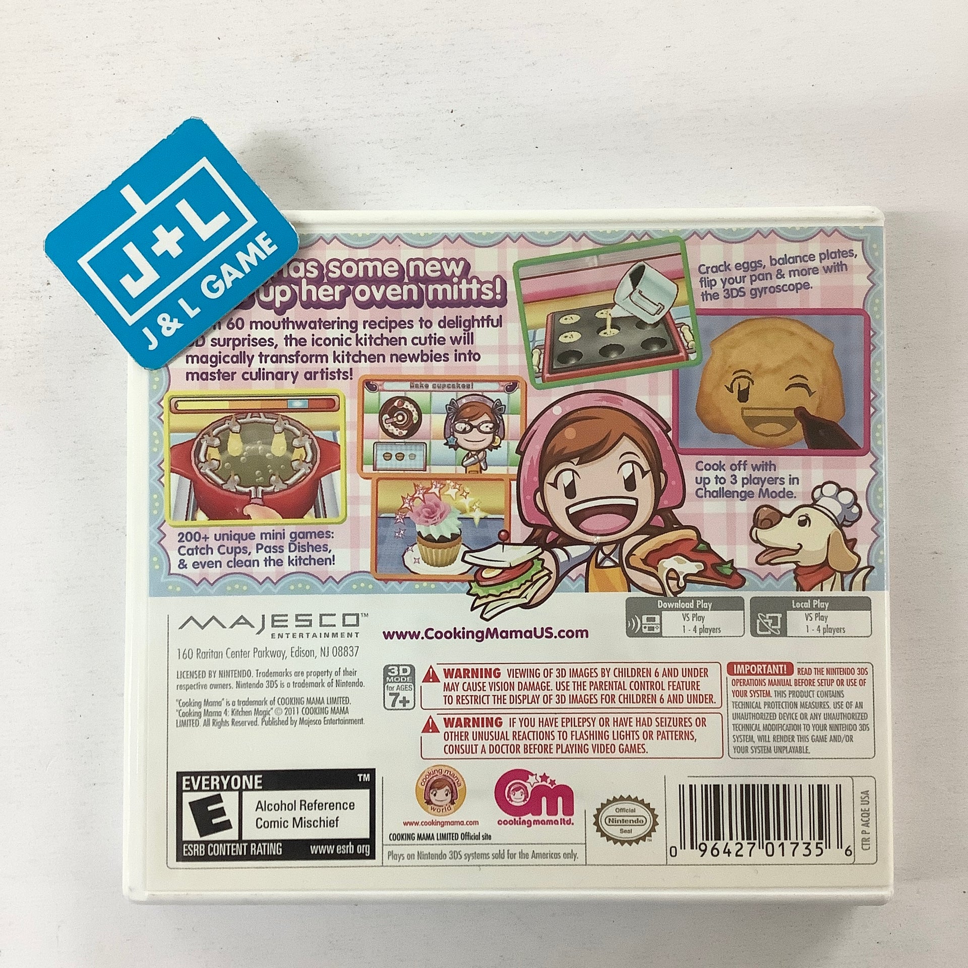 Cooking Mama 4: Kitchen Magic - Nintendo 3DS [Pre-Owned] | J&L Game