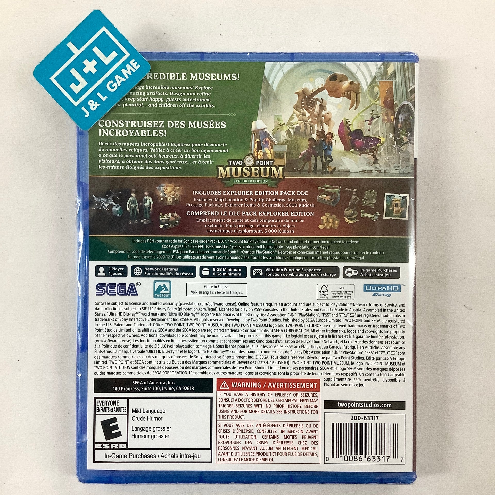 Two Point Museum: Explorer Edition - (PS5) PlayStation 5 | J&L Game