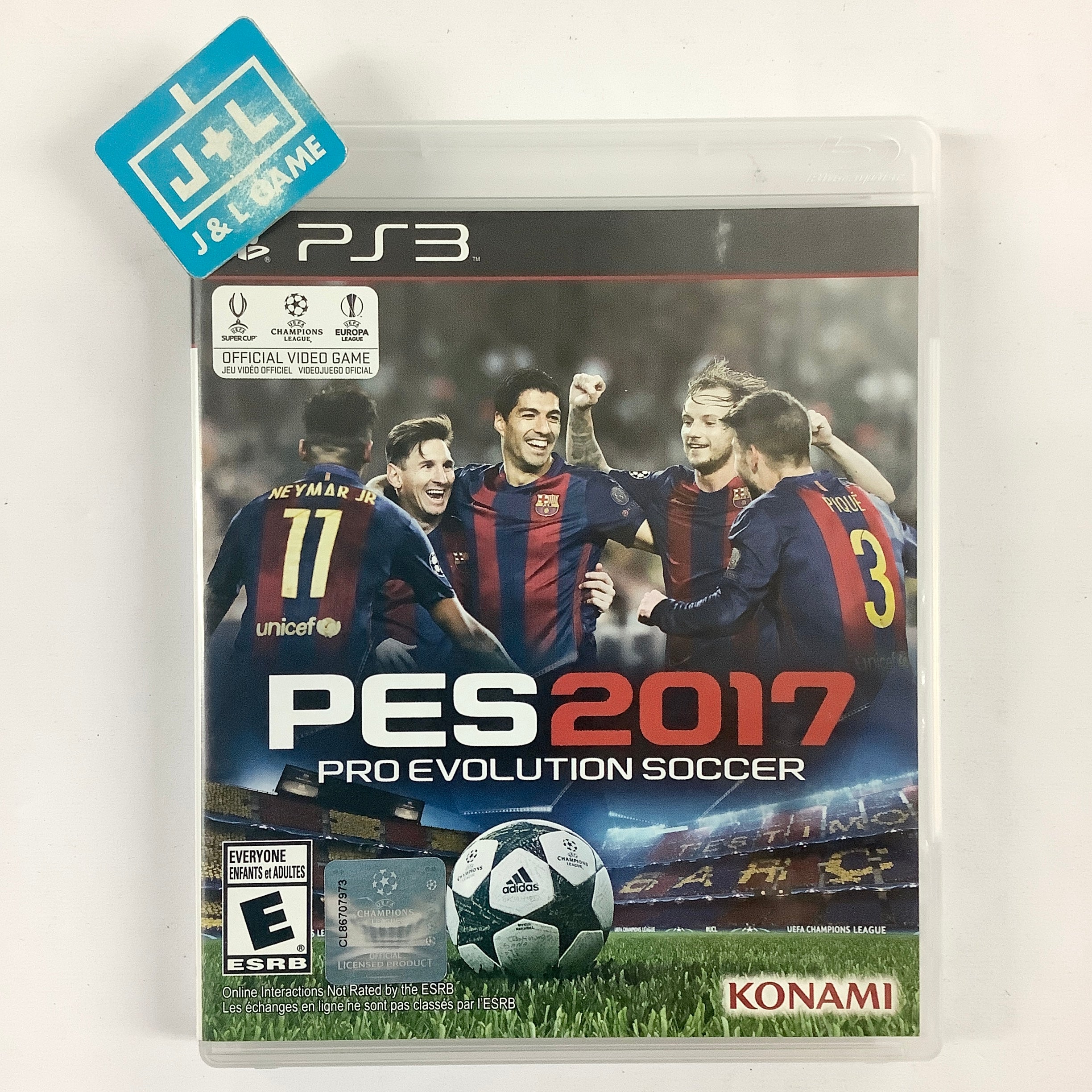 Pro Evolution Soccer 2017 - (PS3) PlayStation 3 [Pre-Owned] | J&L Game