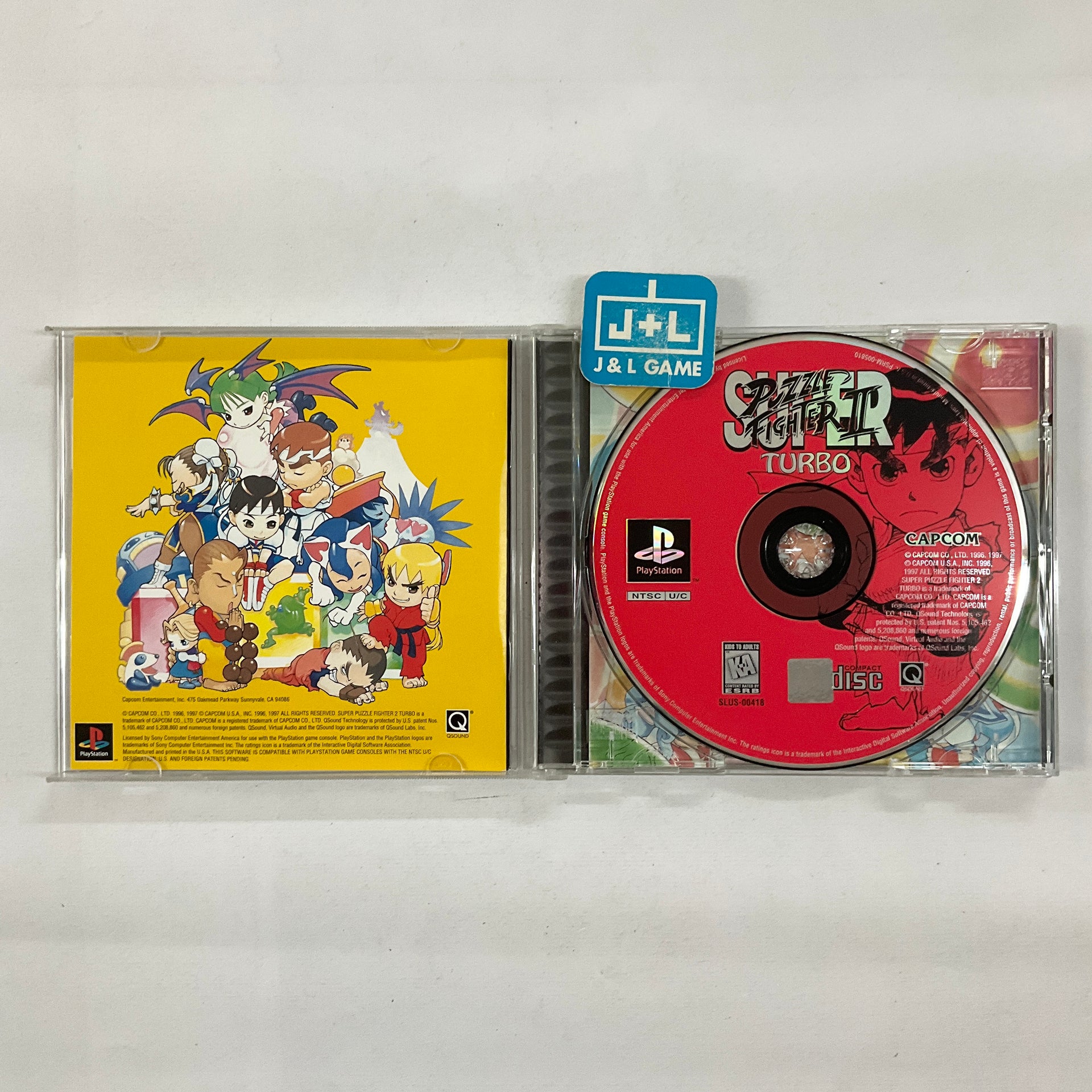 Super Puzzle Fighter II Turbo - (PS1) PlayStation 1 [Pre-Owned] | J&L Game