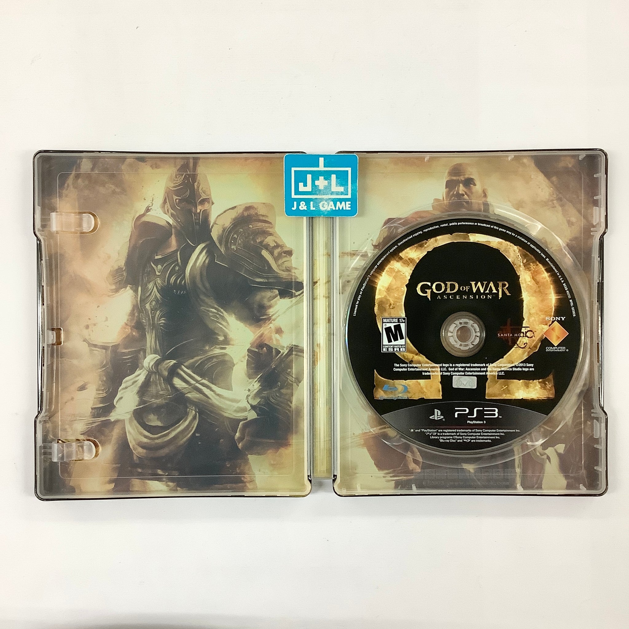 God of War: Ascension (Steelbook) - (PS3) PlayStation 3 [Pre-Owned] – J ...