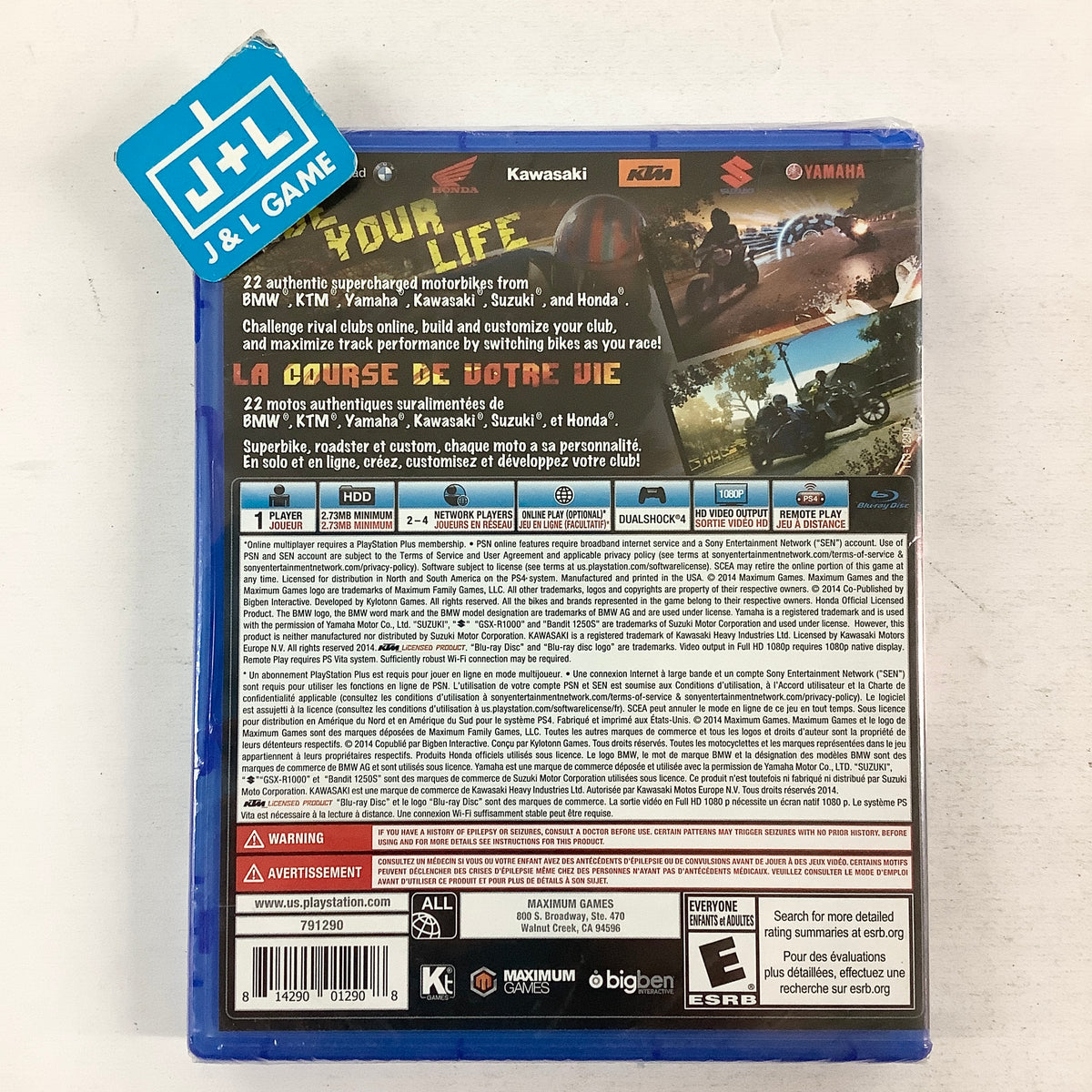 Motorcycle Club - (PS4) PlayStation 4 | J&L Game