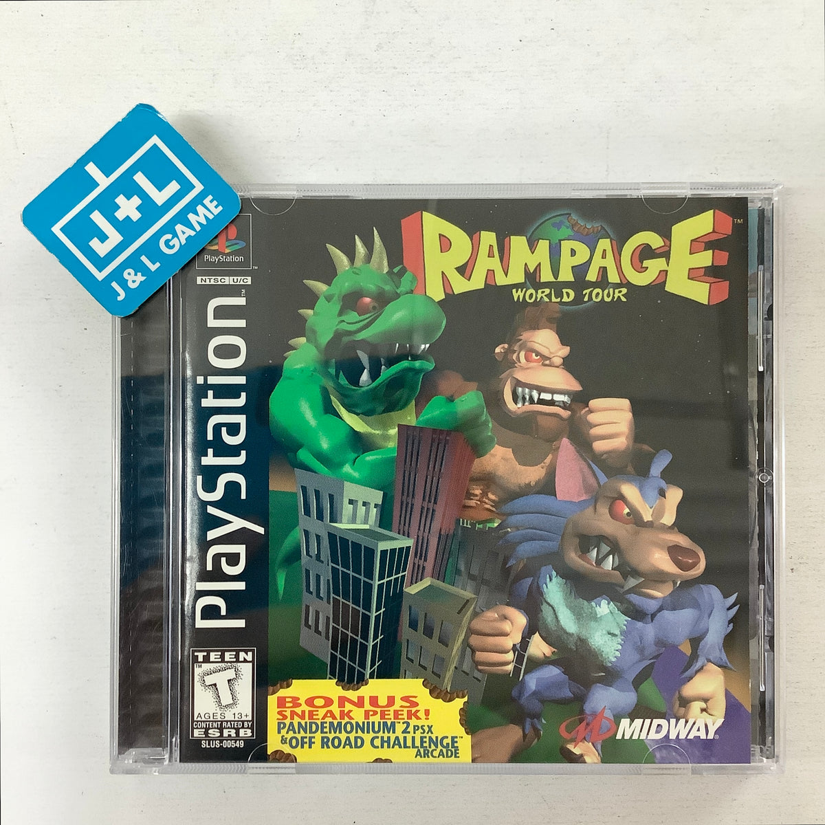 Rampage World Tour - (PS1) PlayStation 1 [Pre-Owned] | J&L Game