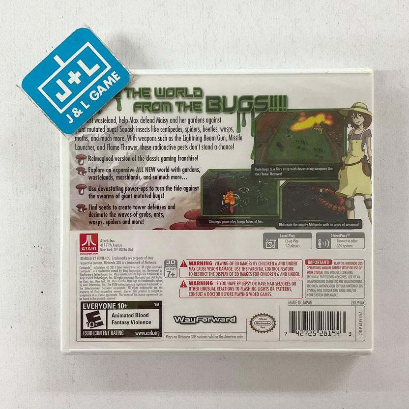 Centipede: Infestation - Nintendo 3DS | J&L Game