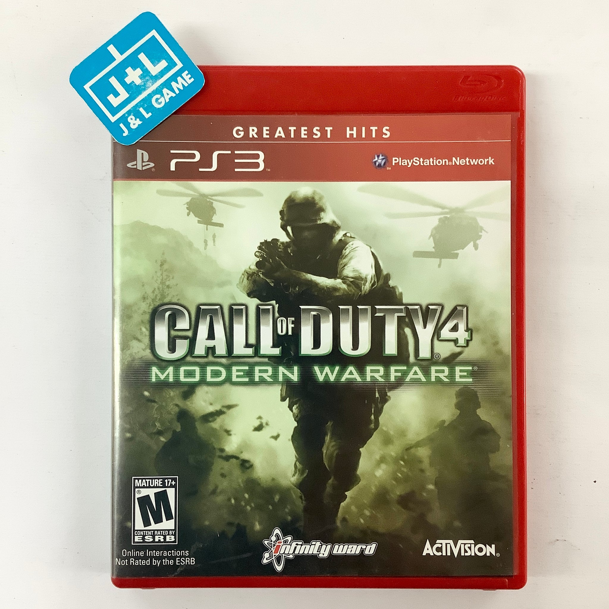 Call Of Duty 4 Modern Warfare Greatest Hits Ps3 Playstation 3