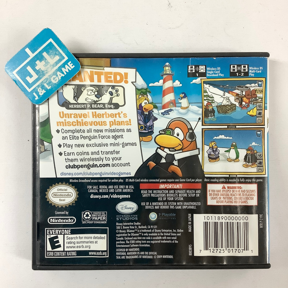 Disney Club Penguin: Elite Penguin Herbert's Revenge - (NDS) Nintendo ...