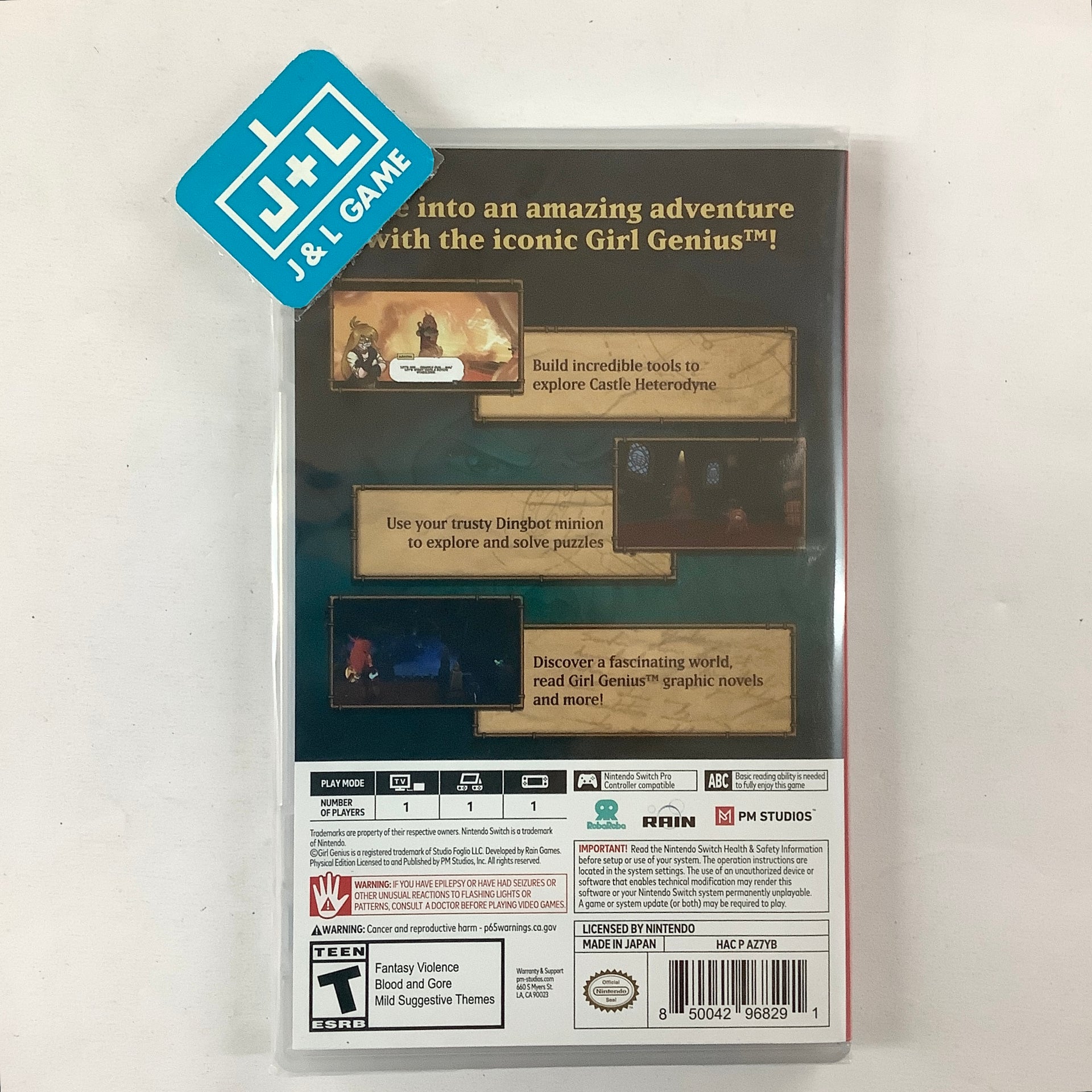 Girl Genius: Adventures in Castle Heterodyne - (NSW) Nintendo Switch ...