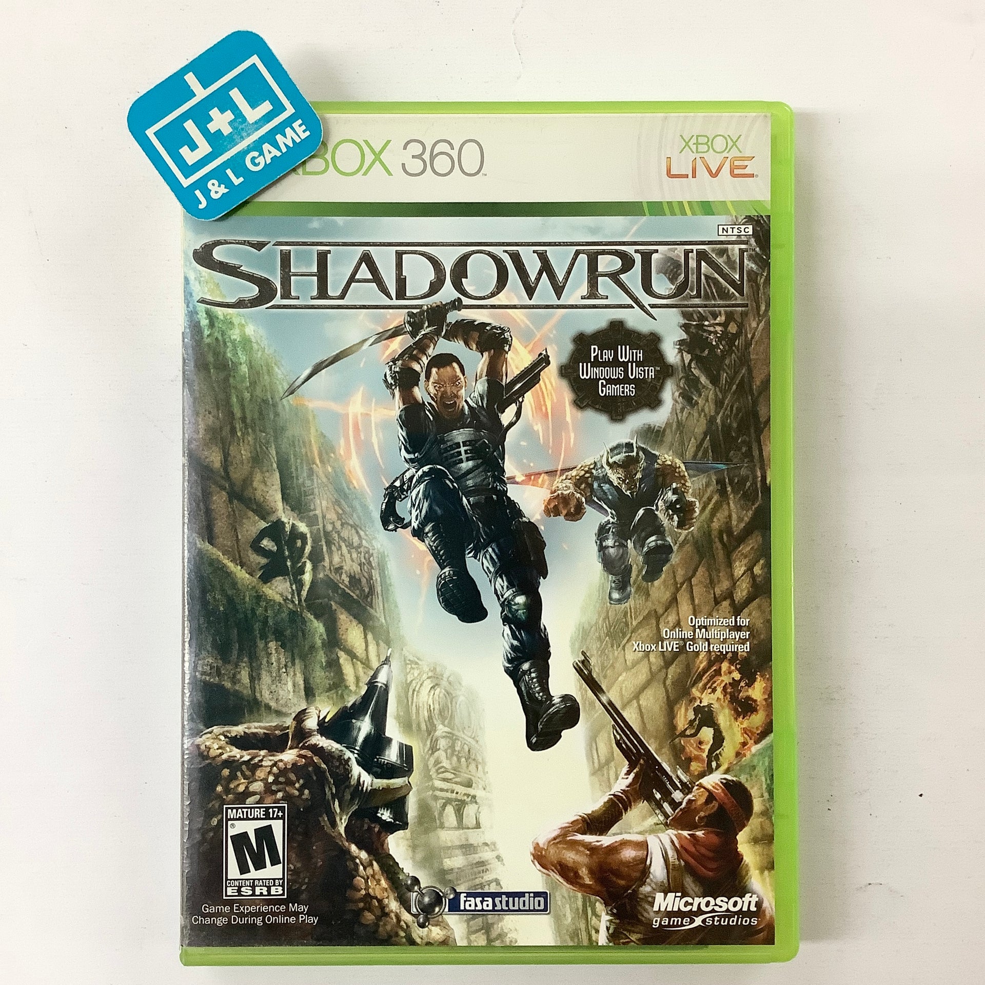 Shadowrun - Xbox 360 [Pre-Owned] | J&L Game