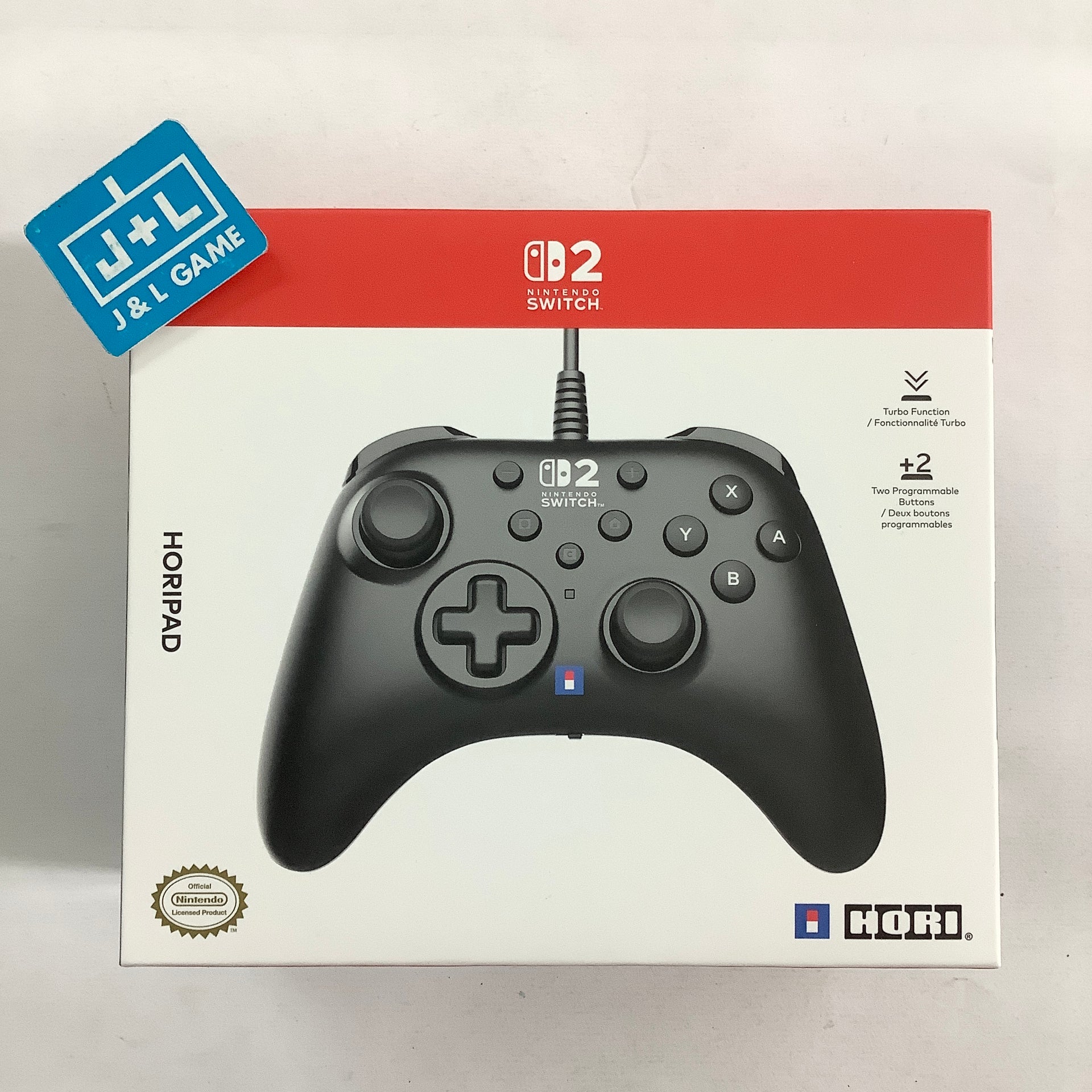 HORI HORIPAD Turbo (Black) - (NS2) Nintendo Switch 2 | J&L Game