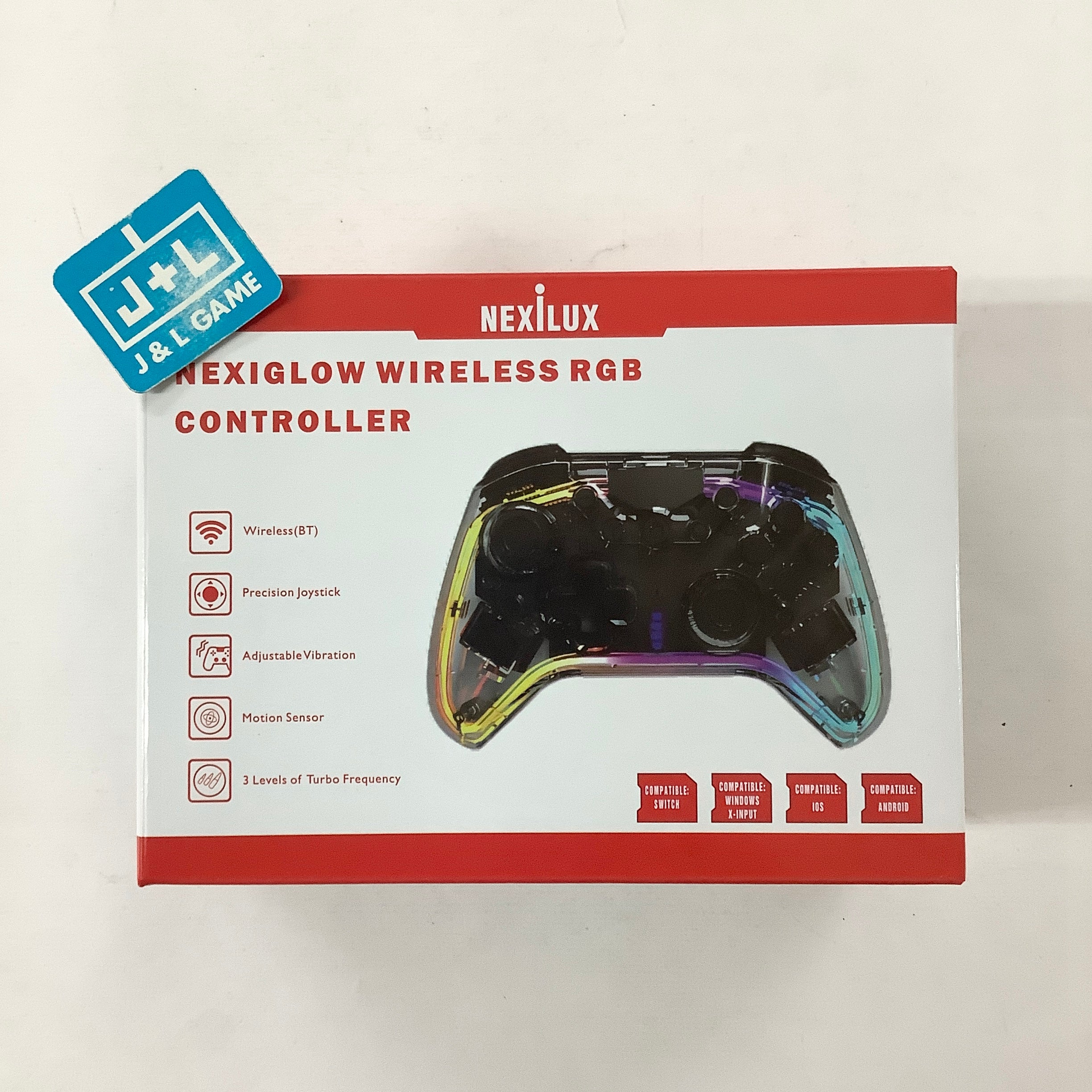 NEXiLUX Nexiglow Wireless RGB Controller - (NSW) Nintendo Switch | J&L Game