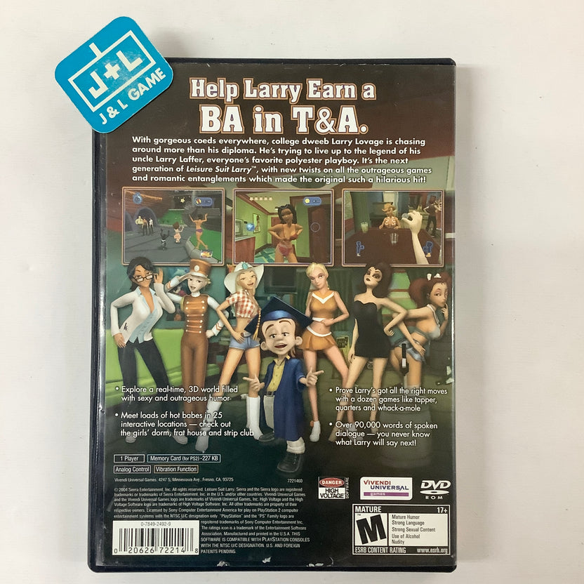 Leisure Suit Larry: Magna Cum Laude - (PS2) PlayStation 2 [Pre-Owned ...