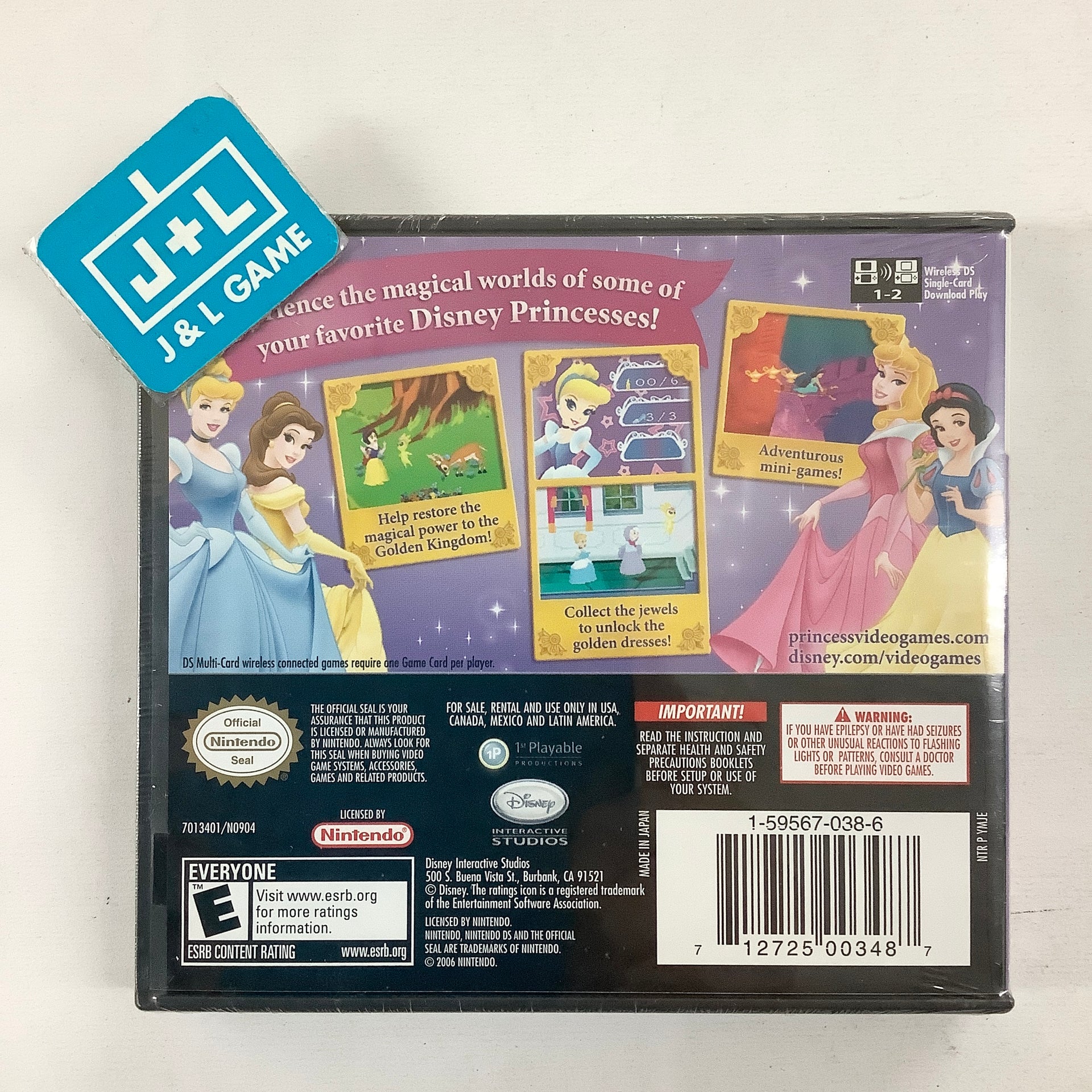 Disney Princess: Magical Jewels - (NDS) Nintendo DS | J&L Game
