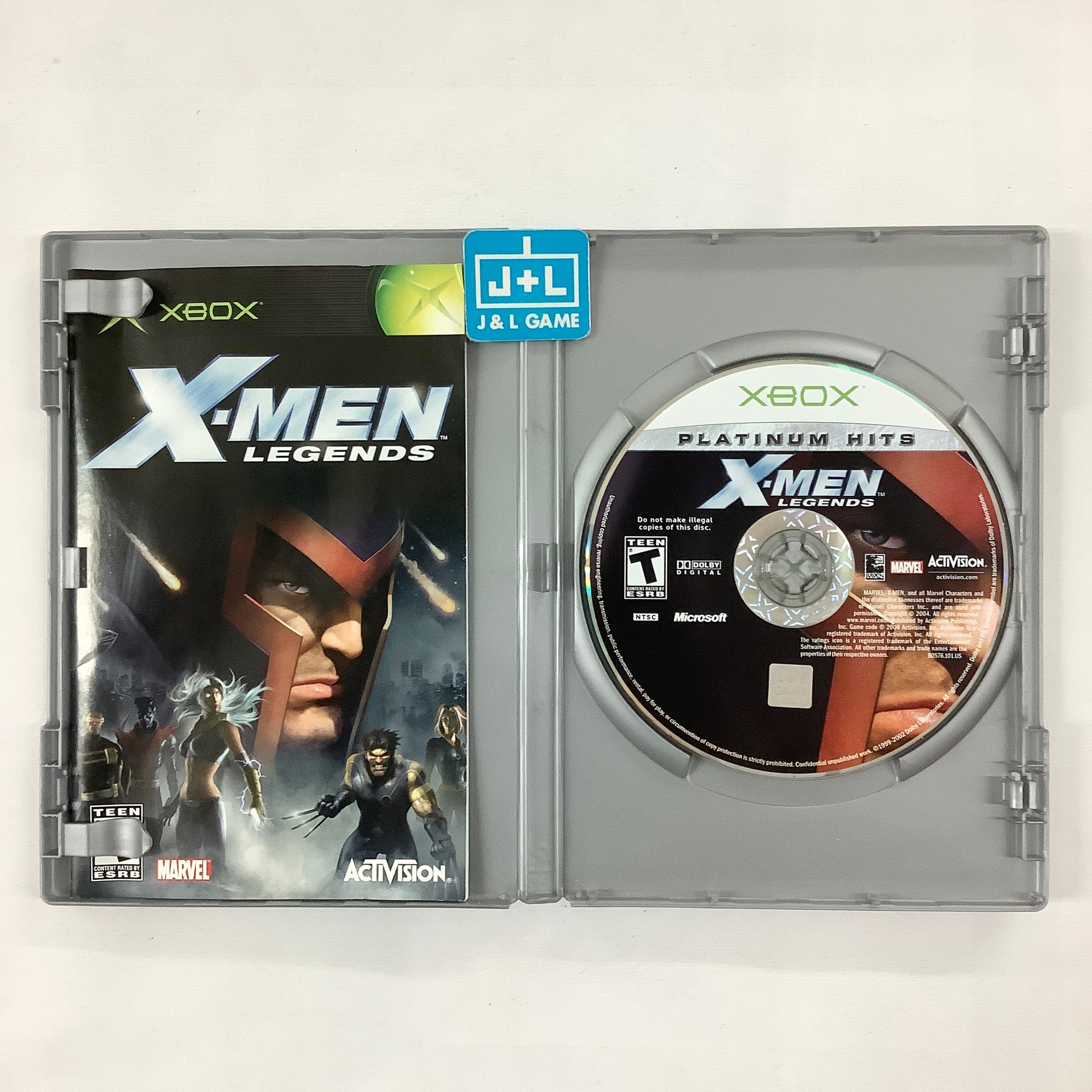 X-Men Legends (Platinum Hits) - (XB) Xbox [Pre-Owned] | J&L Game