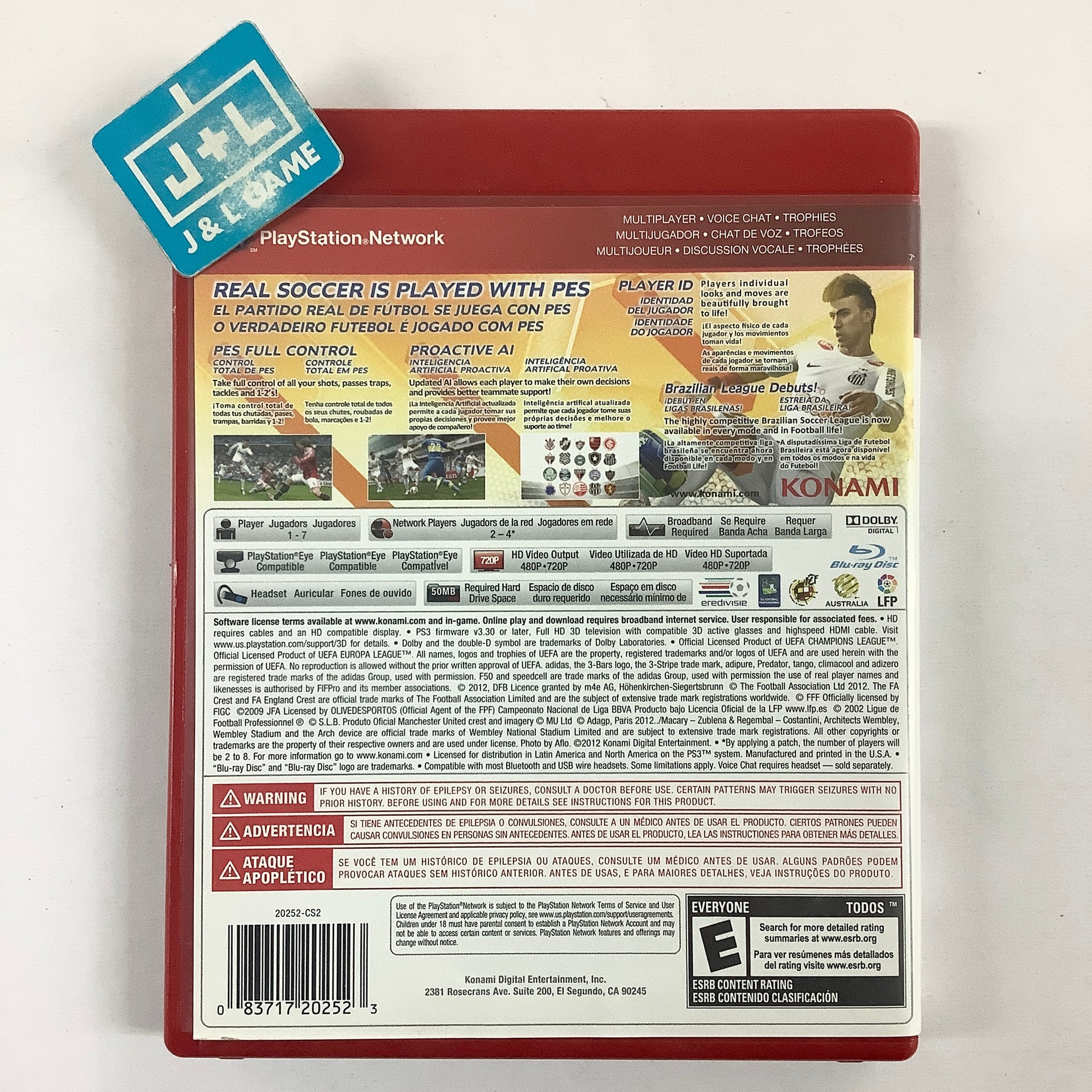 Pro Evolution Soccer 2013 (Greatest Hits) - (PS3) PlayStation 3 [Pre-O ...