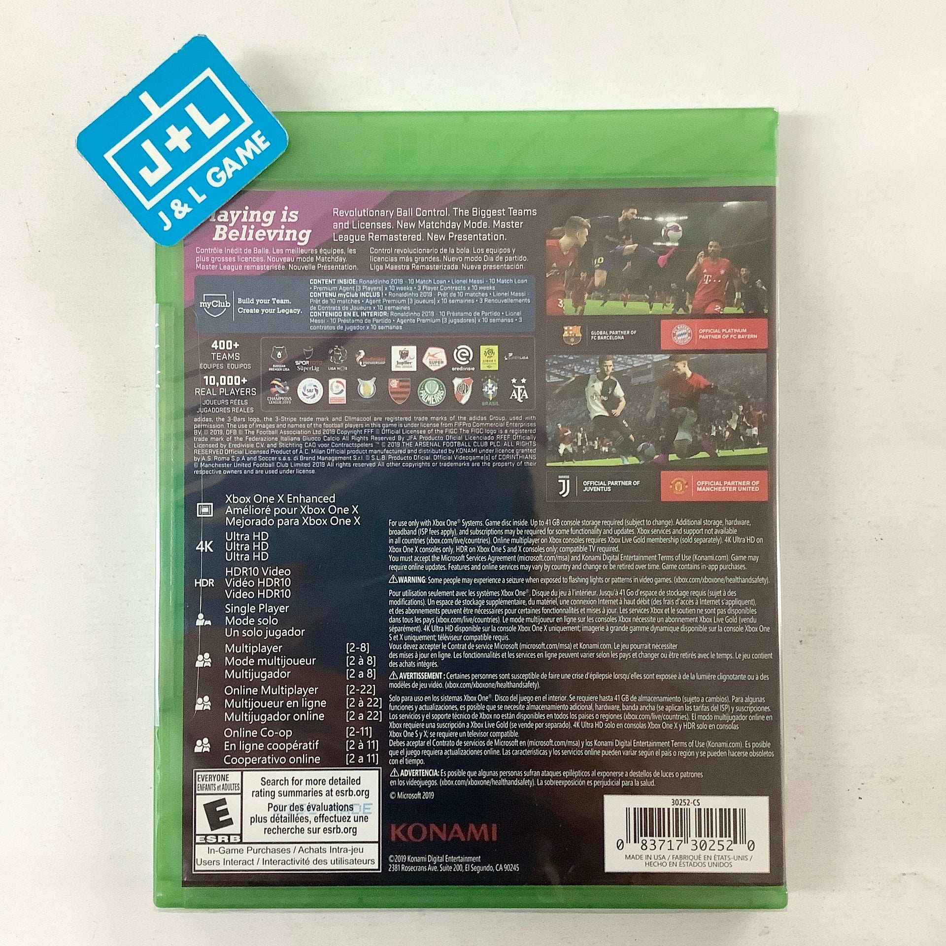 eFootball PES 2020 - (XB1) Xbox One | J&L Game