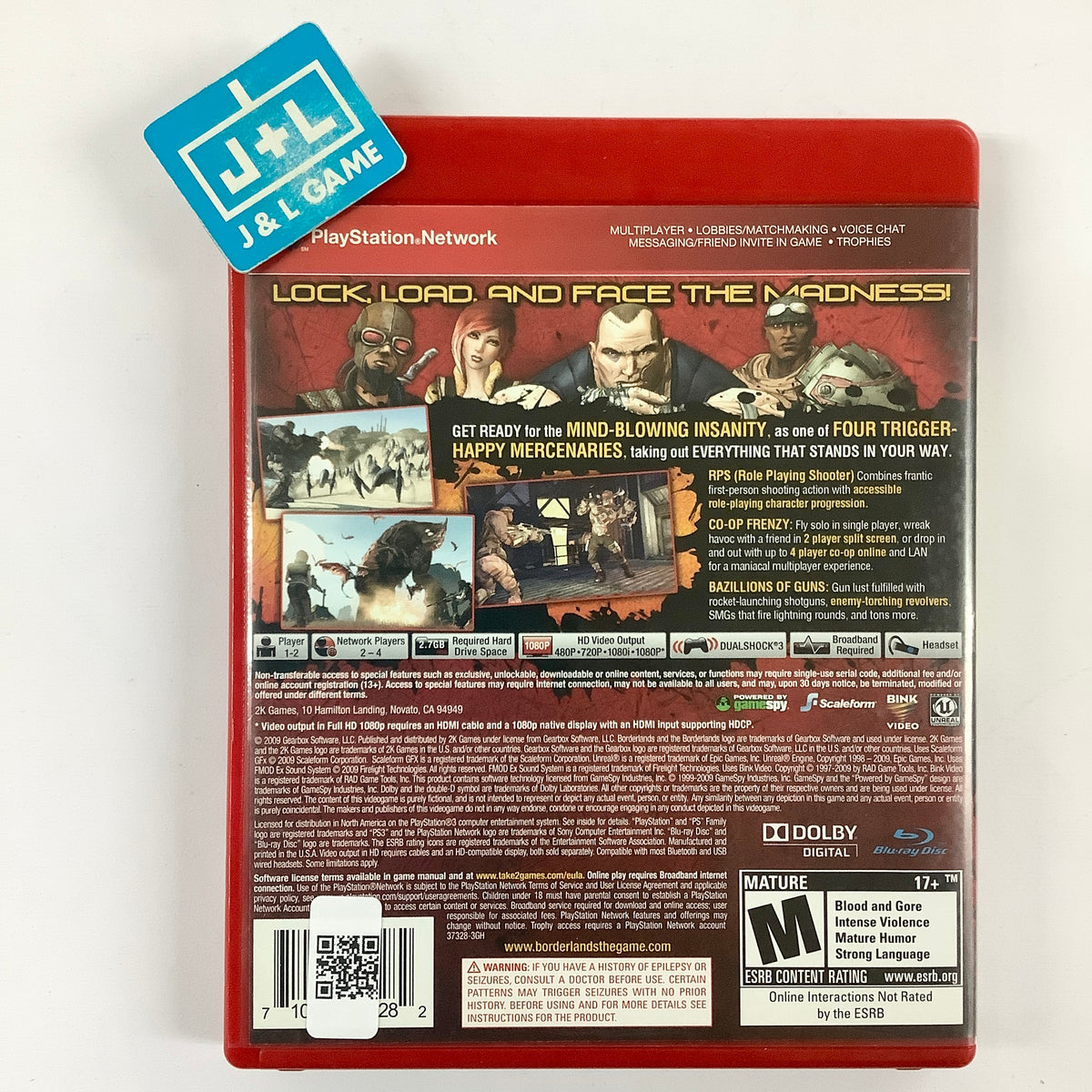 Borderlands (Greatest Hits) - (PS3) PlayStation 3 [Pre-Owned] | J&L Game