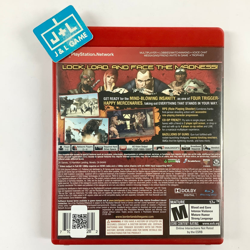 Borderlands (Greatest Hits) - (PS3) PlayStation 3 [Pre-Owned] | J&L Game