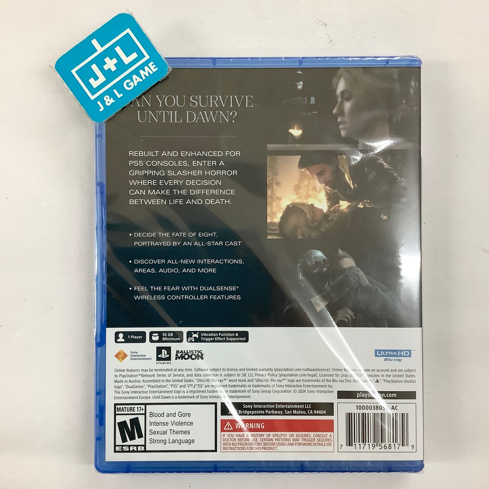 Until Dawn - (PS5) PlayStation 5 | J&L Game