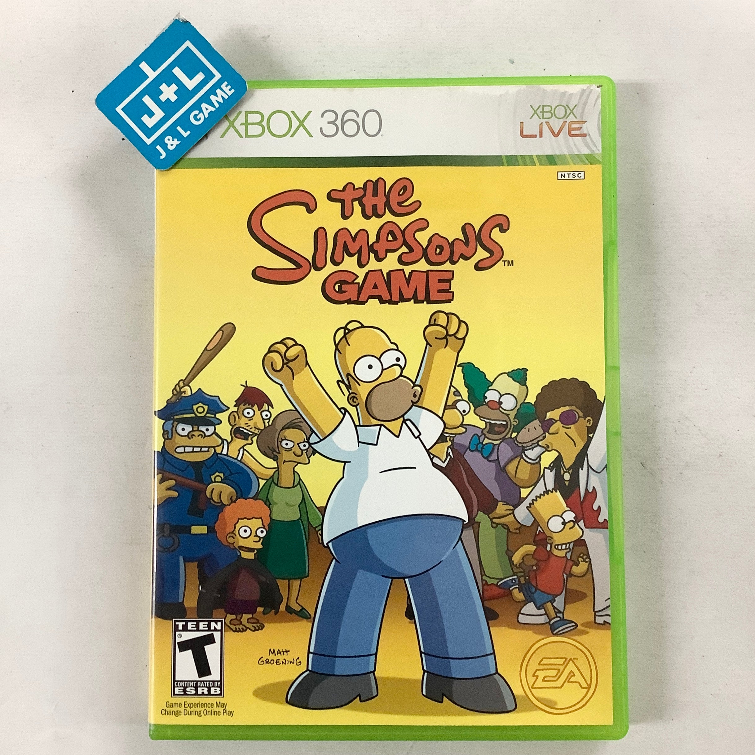 The Simpsons Game (Wal-Mart Exclusive) - Xbox 360 [Pre-Owned] | J&L Game
