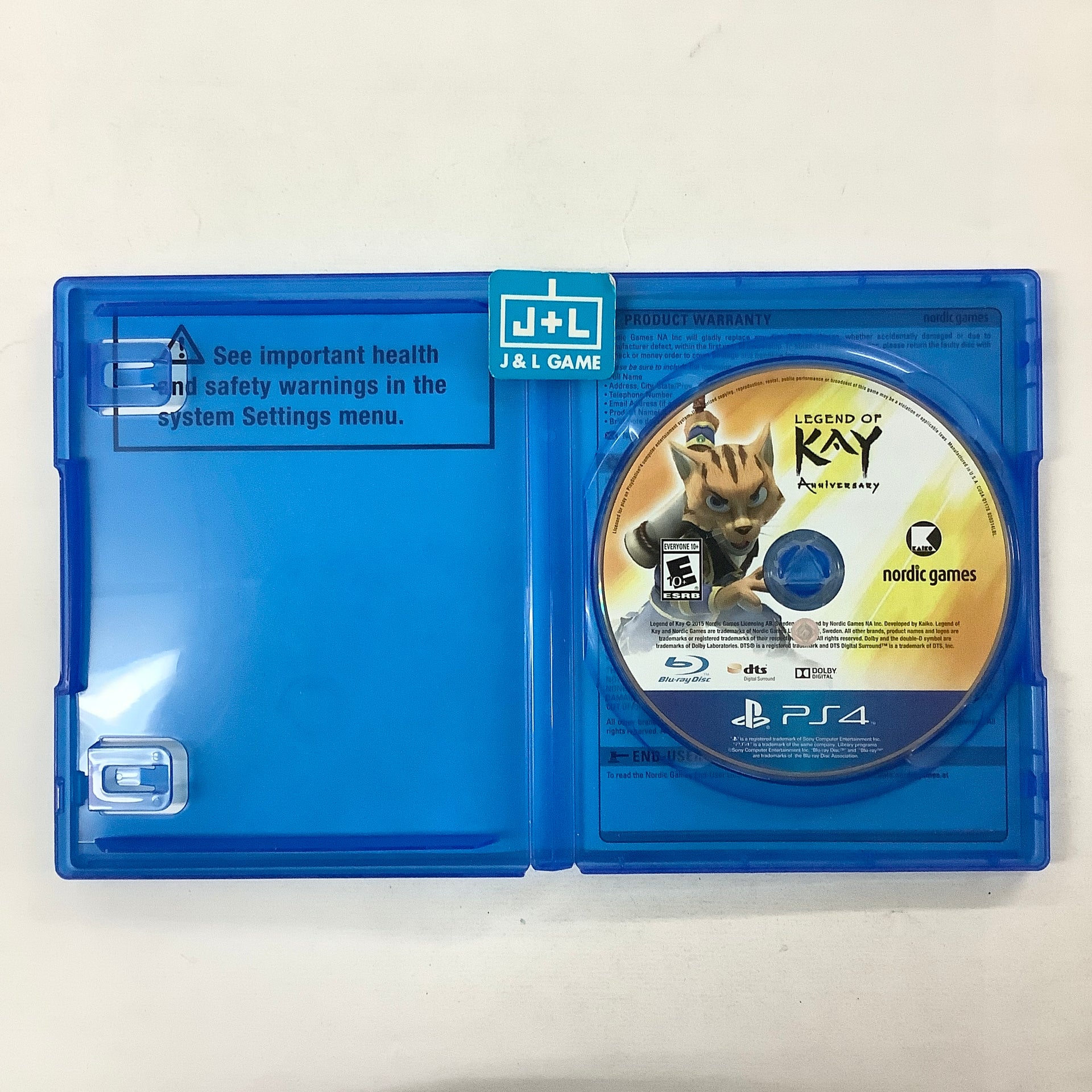 Legend of Kay Anniversary - (PS4) PlayStation 4 [Pre-Owned] | J&L Game