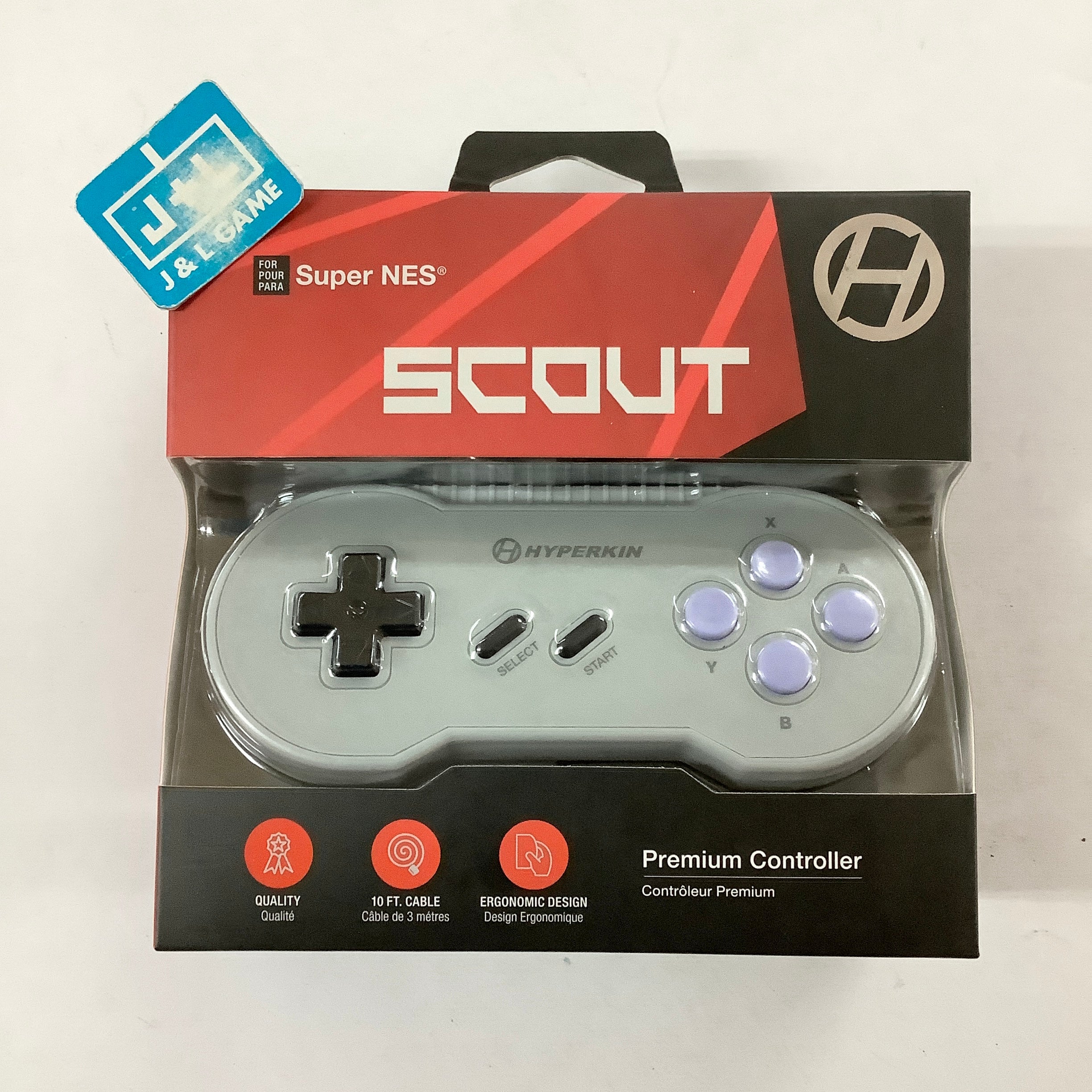 Hyperkin "Scout" Premium Controller for SNES - (SNES) Super Nintendo ...
