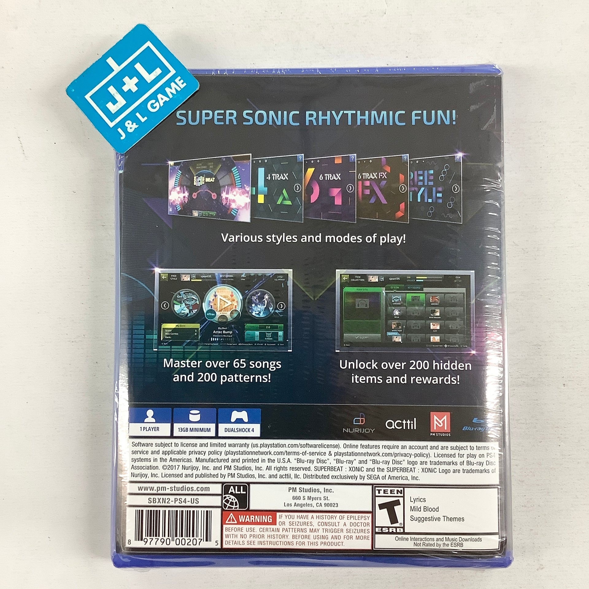 SUPERBEAT: XONiC - (PS4) PlayStation 4 | J&L Game