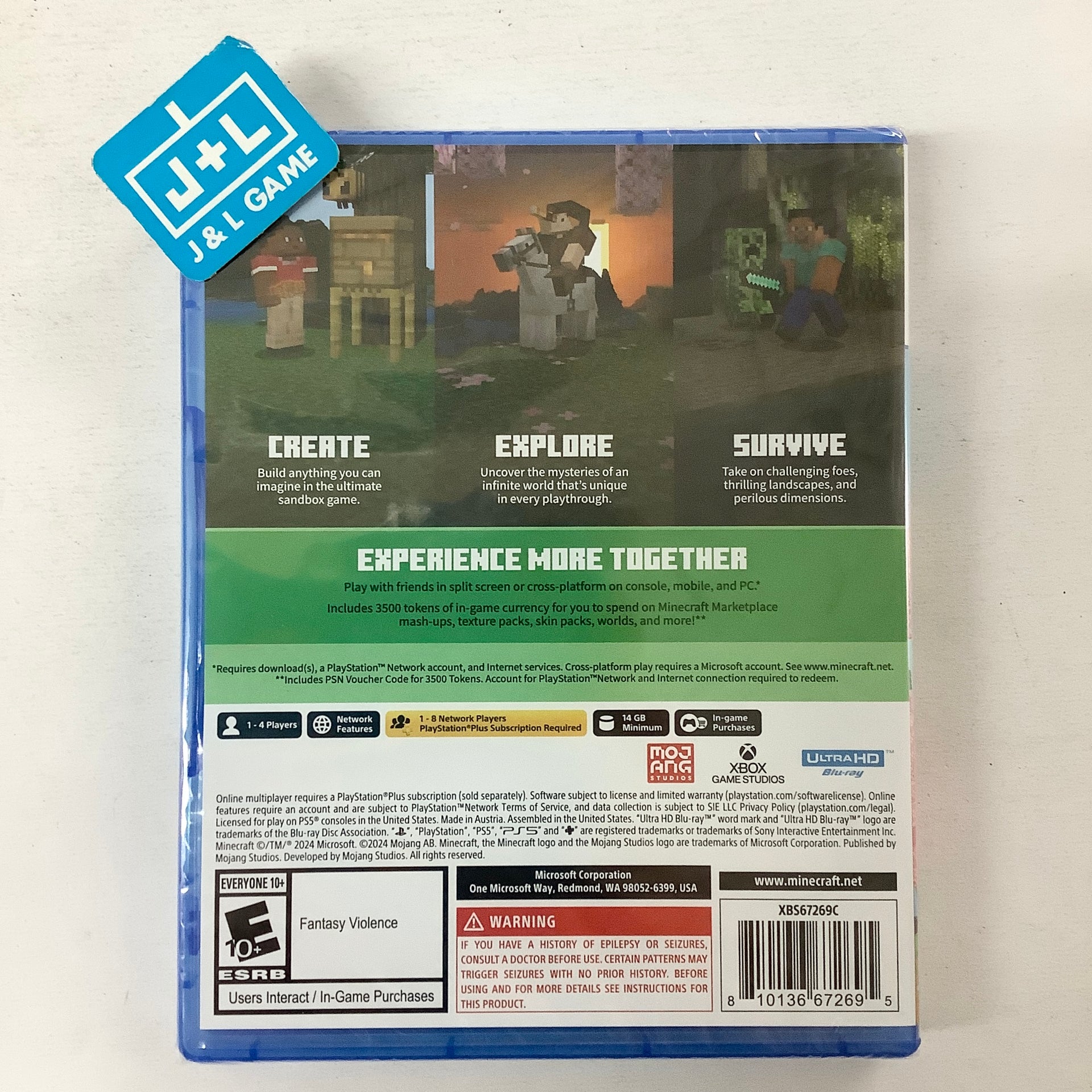 Minecraft - (PS5) PlayStation 5 | J&L Game