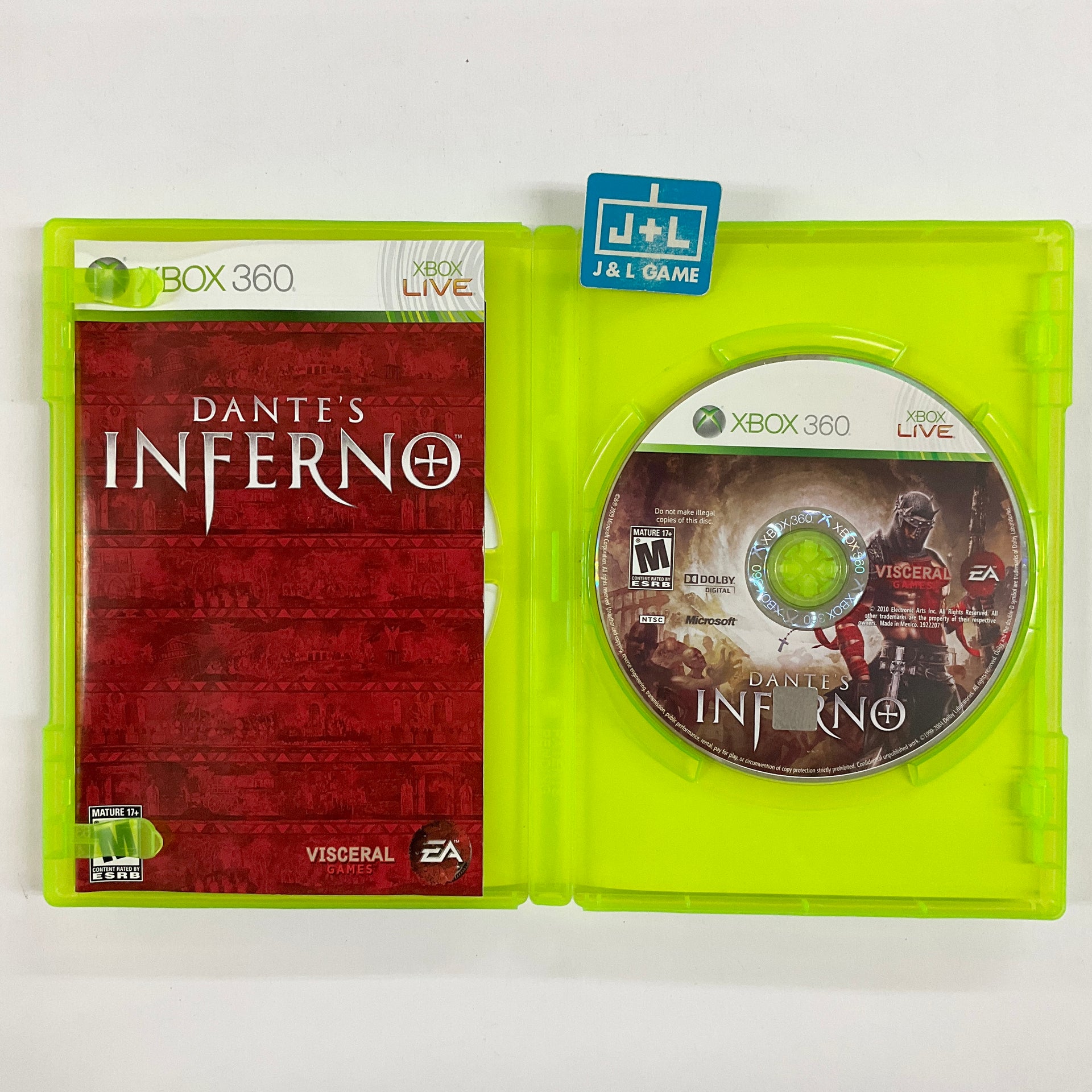 Dante's Inferno - Xbox 360 [Pre-Owned] | J&L Game
