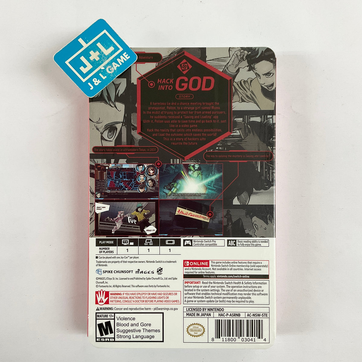 Anonymous;Code (SteelBook Launch Edition) - (NSW) Nintendo Switch | J&L ...