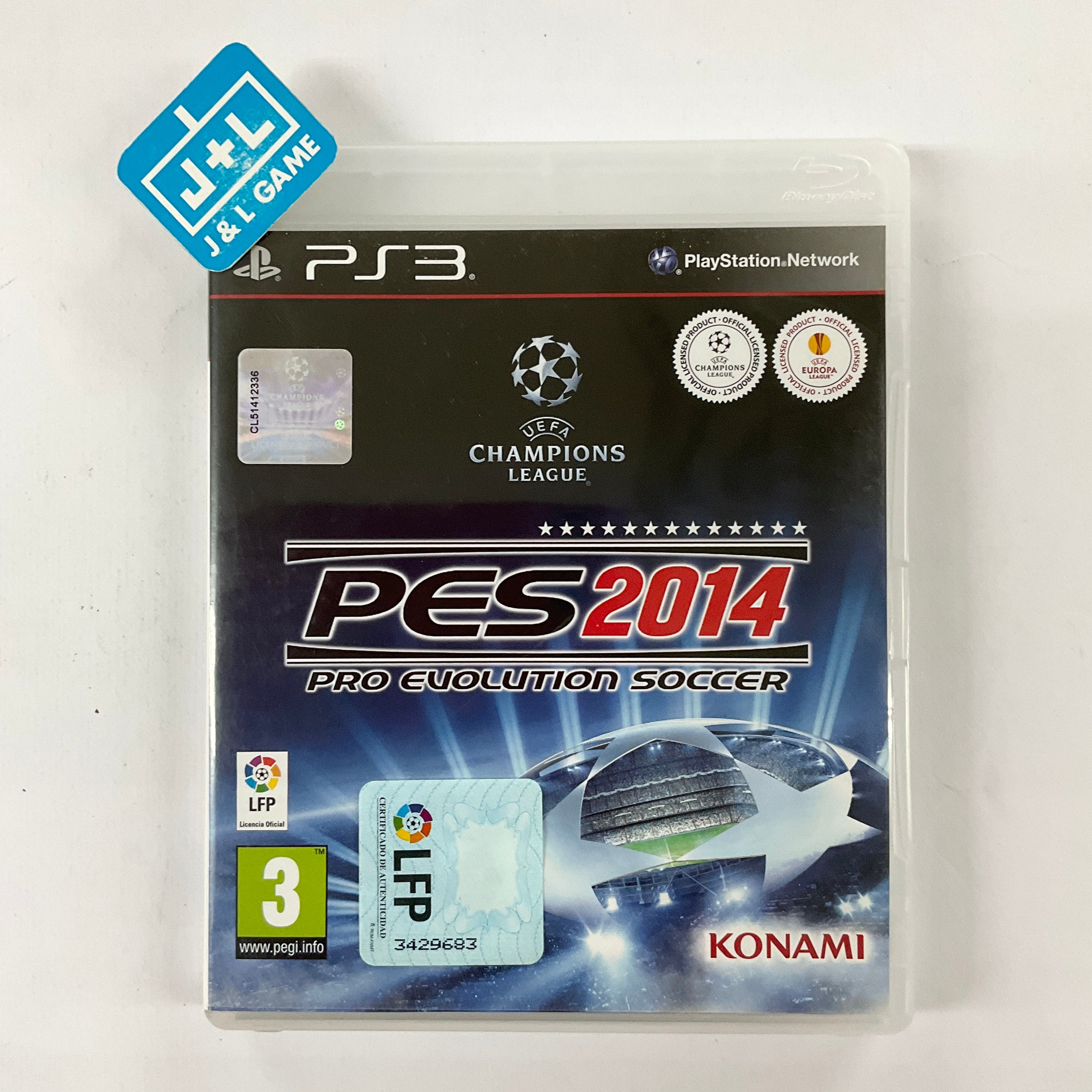 Pro Evolution Soccer 2014 - (PS3) Playstation 3 [Pre-Owned] (European ...