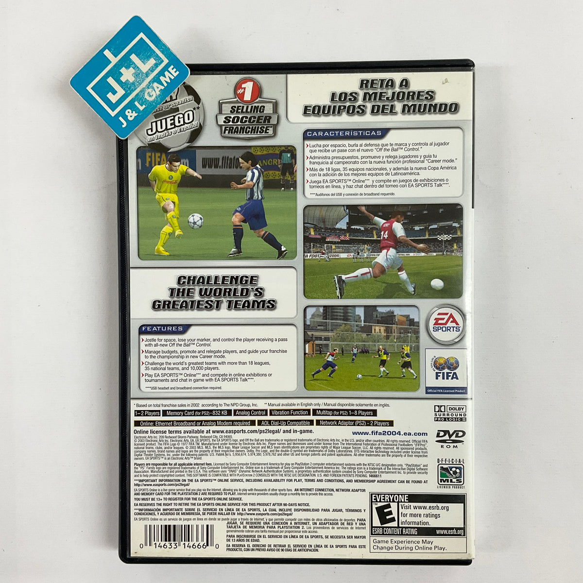 FIFA Soccer 2004 - (PS2) Playstation 2 [Pre-Owned] | J&L Game