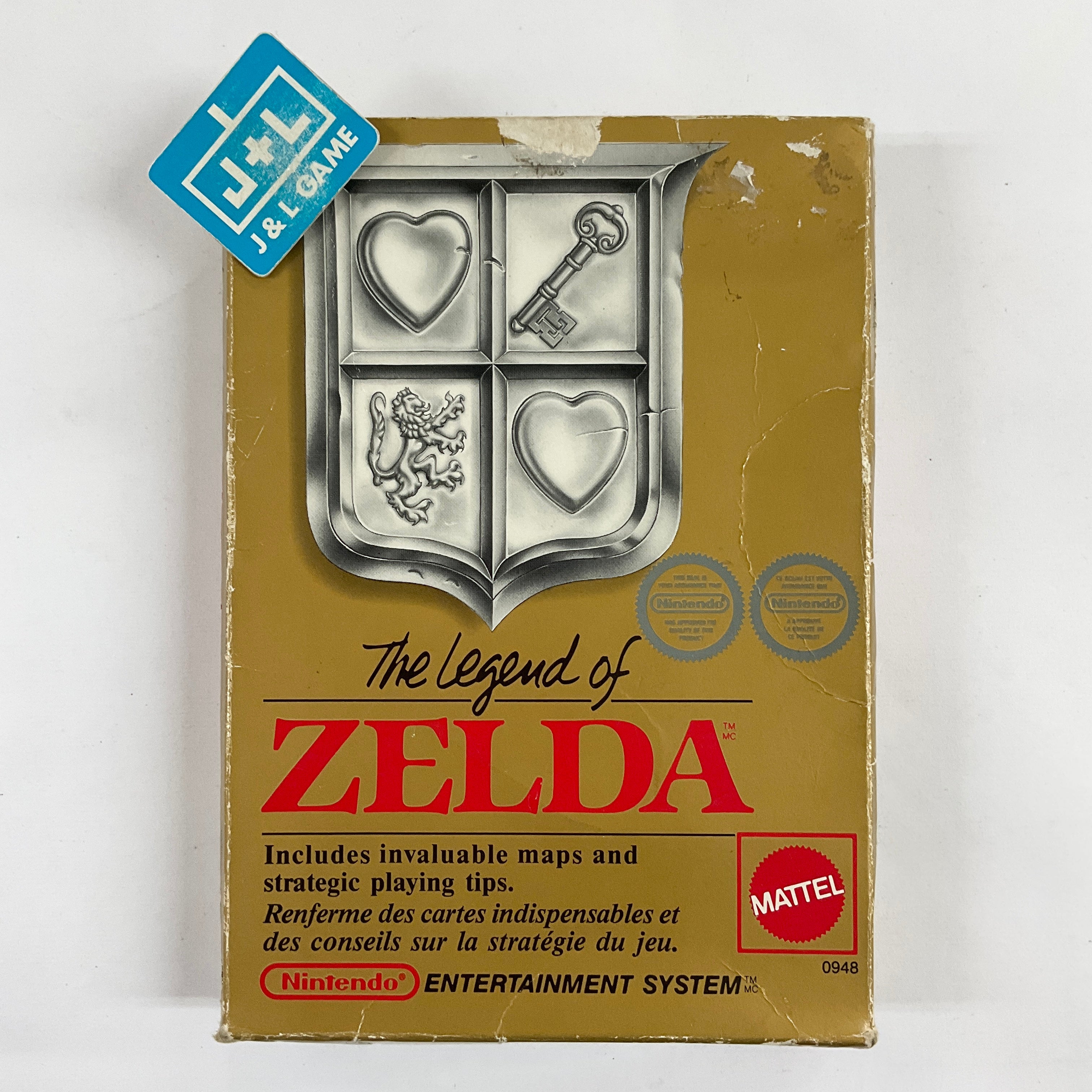 The Legend of Zelda (Gold Series) (Canadian) - (NES) Nintendo Entertai ...