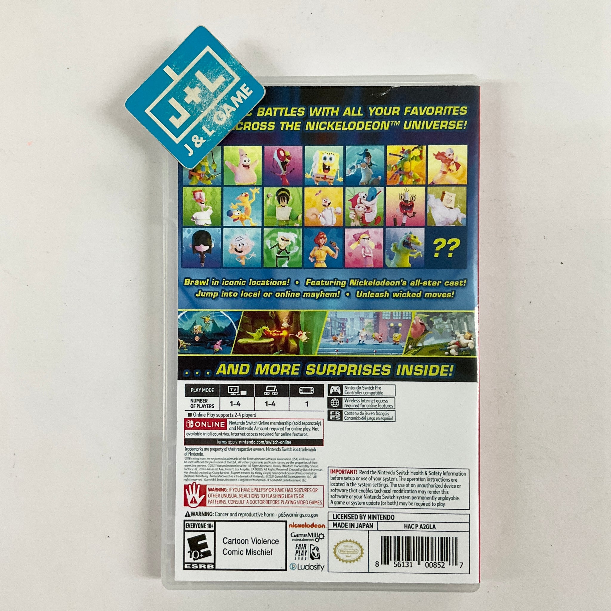 Nickelodeon All-Star Brawl - (NSW) Nintendo Switch [Pre-Owned] – J&L ...