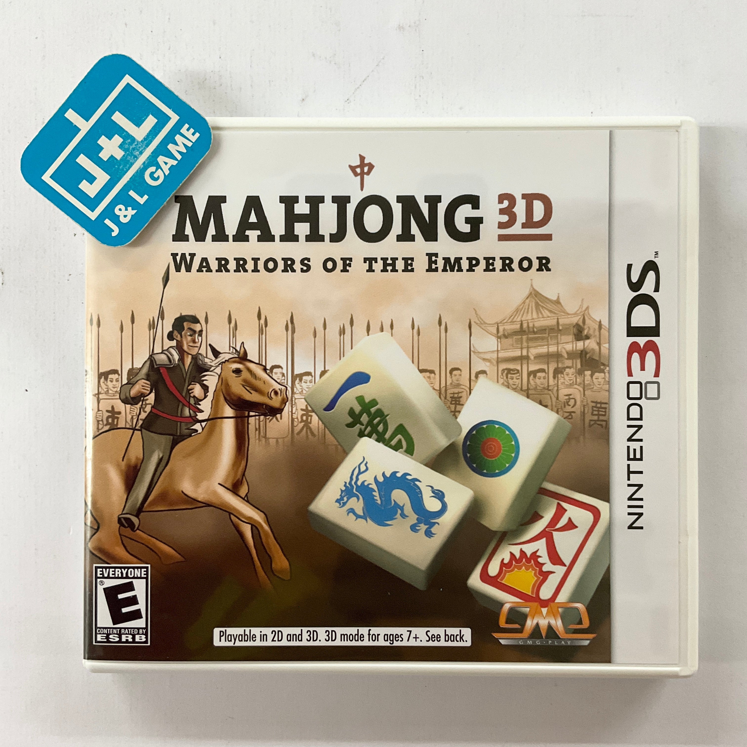 Mahjong 3D: Warriors of the Emperor - Nintendo 3DS [Pre-Owned] | J&L Game
