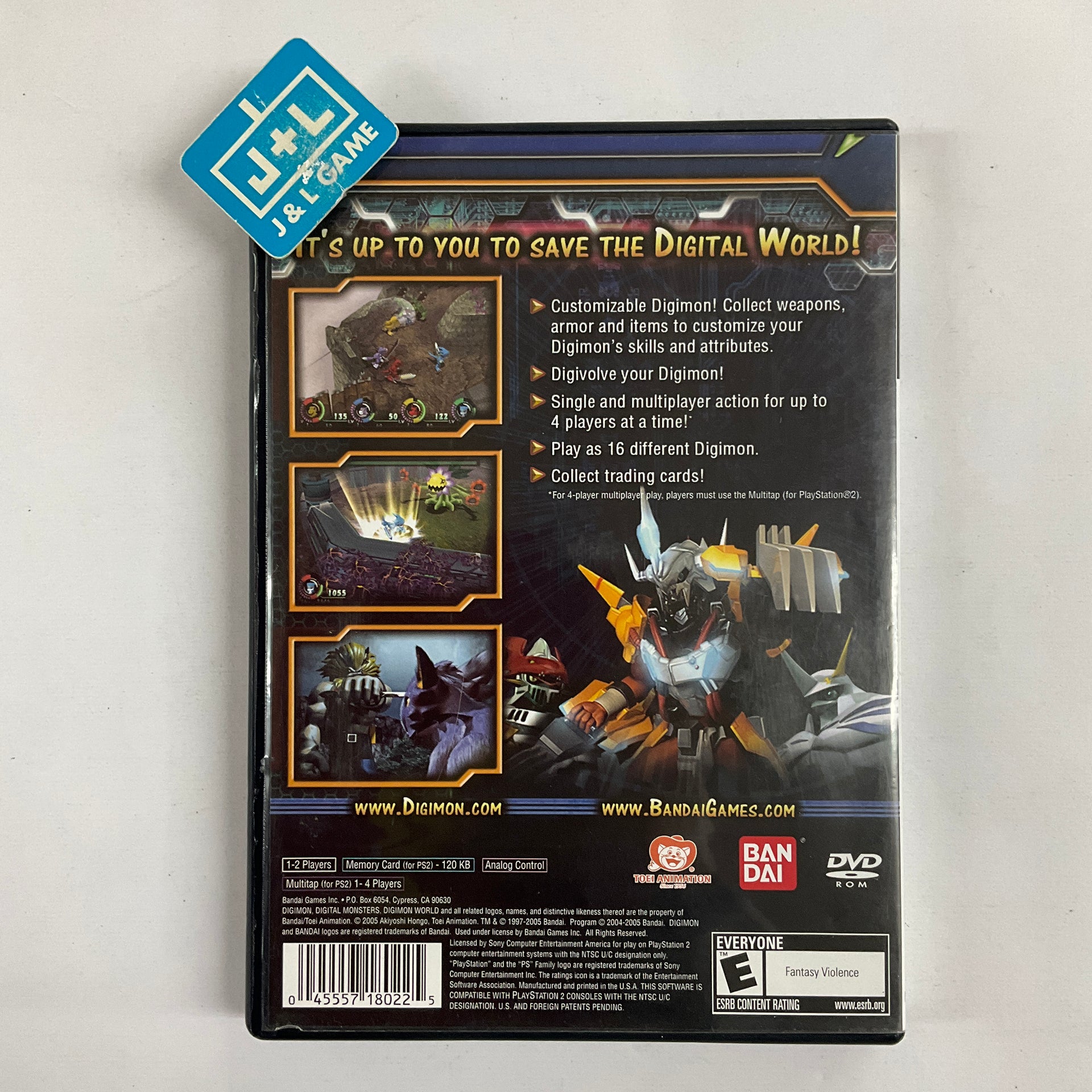Digimon World 4 - (PS2) Playstation 2 [Pre-Owned] | J&L Game
