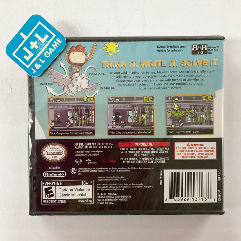 Super Scribblenauts - (NDS) Nintendo DS | J&L Game