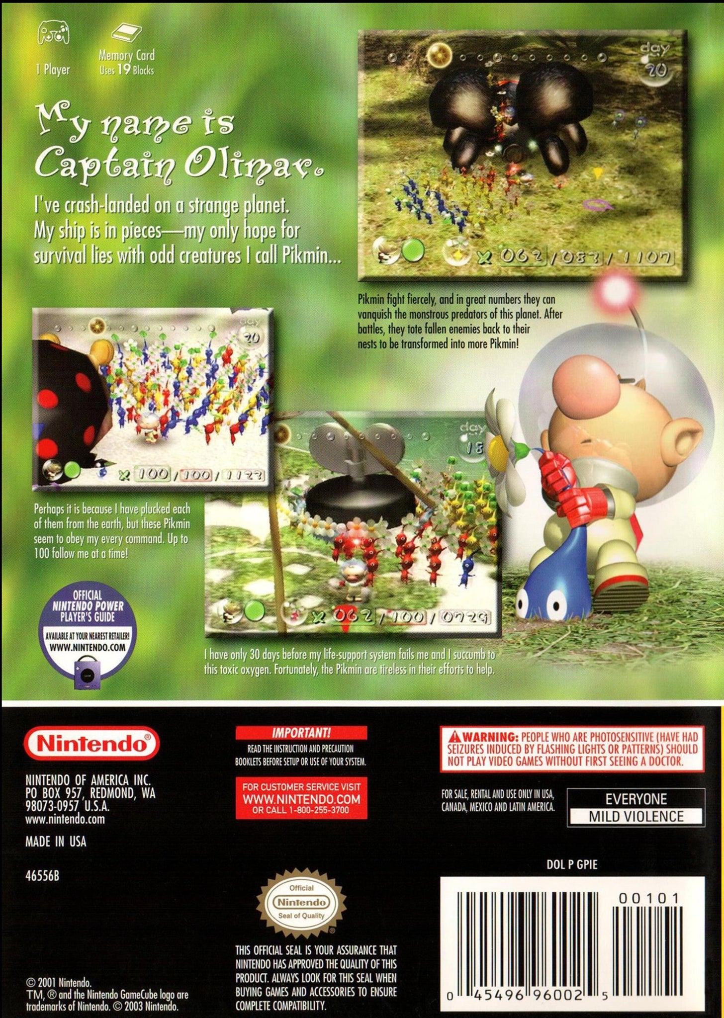 Pikmin (Player's Choice) - (GC) GameCube [Pre-Owned] – J&L Video Games ...