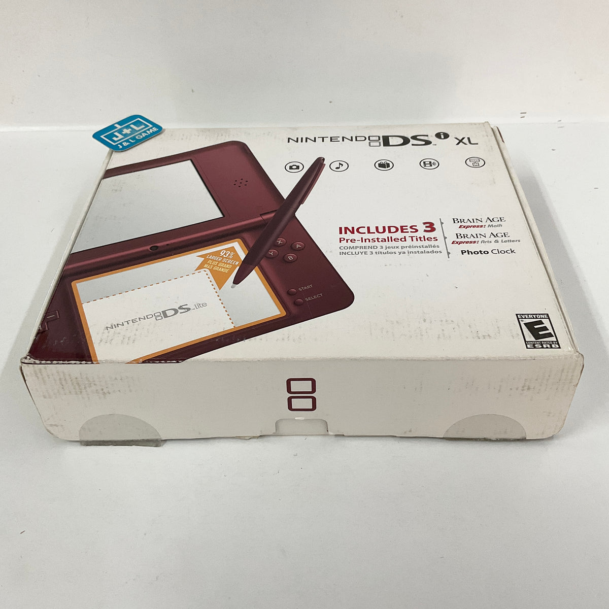 Nintendo DSi XL Console (Burgundy) - (NDS) Nintendo DS [Pre-Owned] | J ...