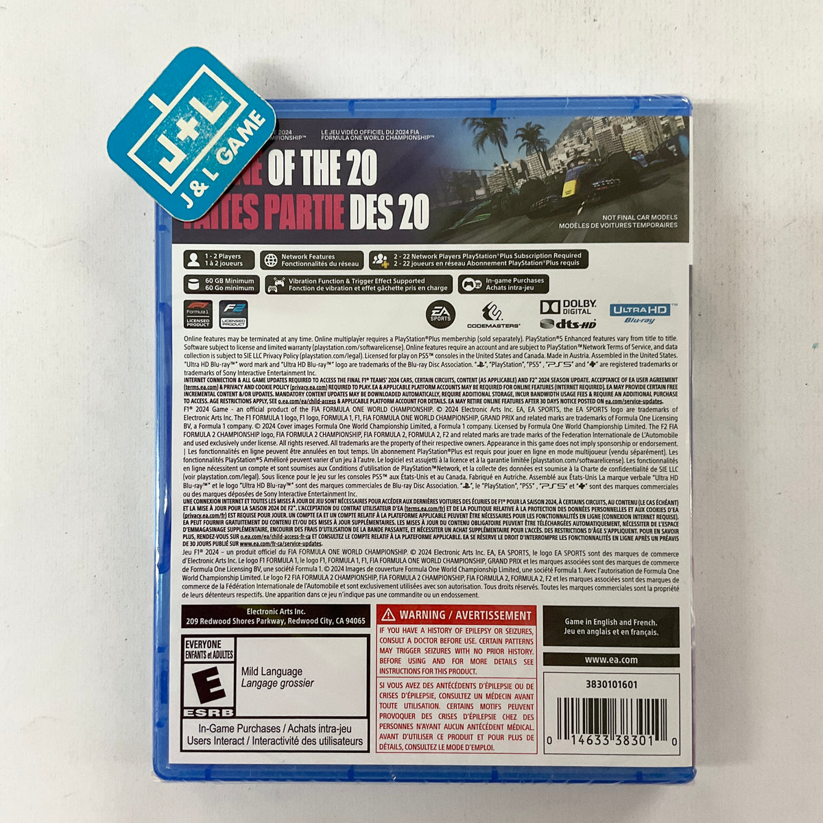 F1 24 - (PS5) PlayStation 5 | J&L Game