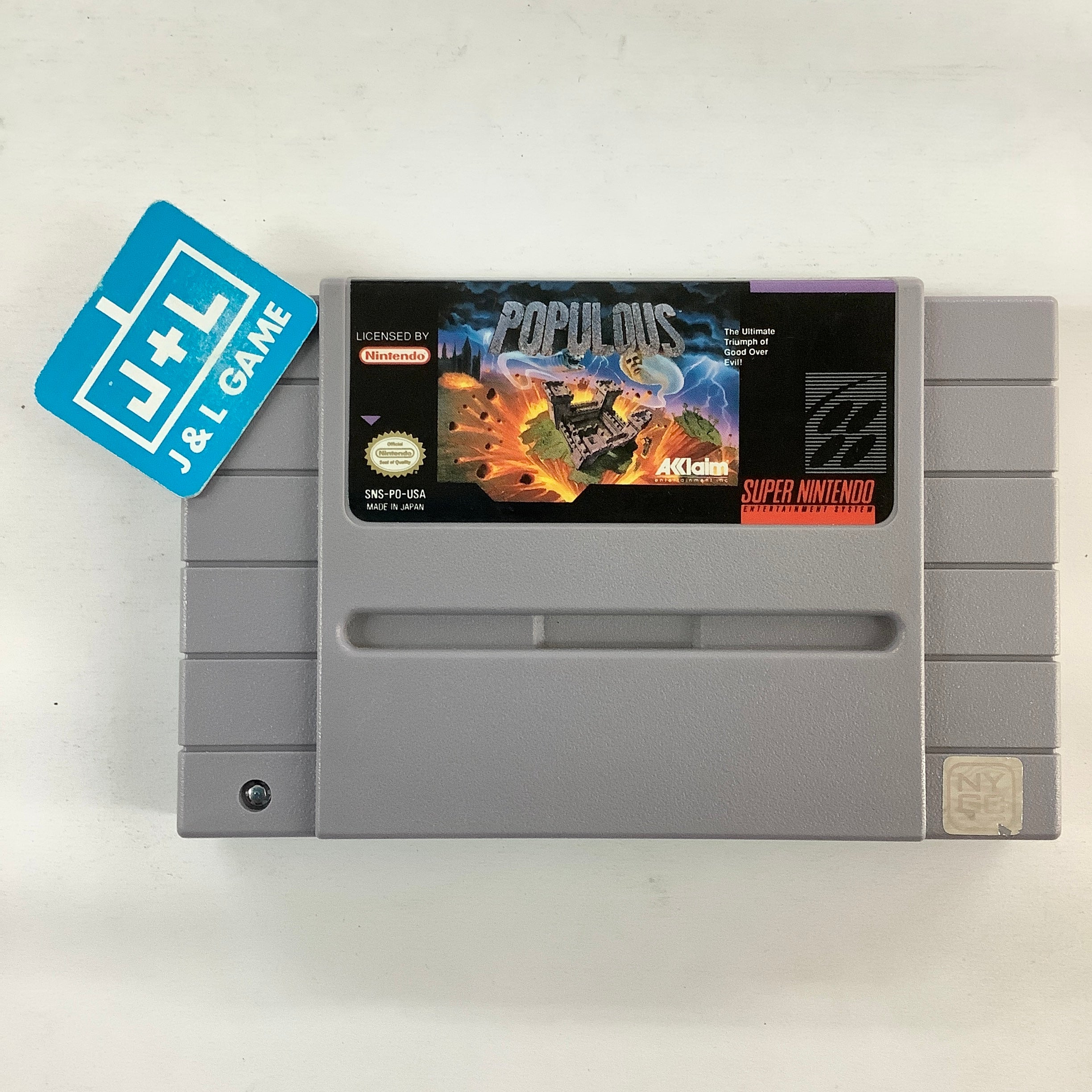 Populous - (SNES) Super Nintendo [Pre-Owned] | J&L Game
