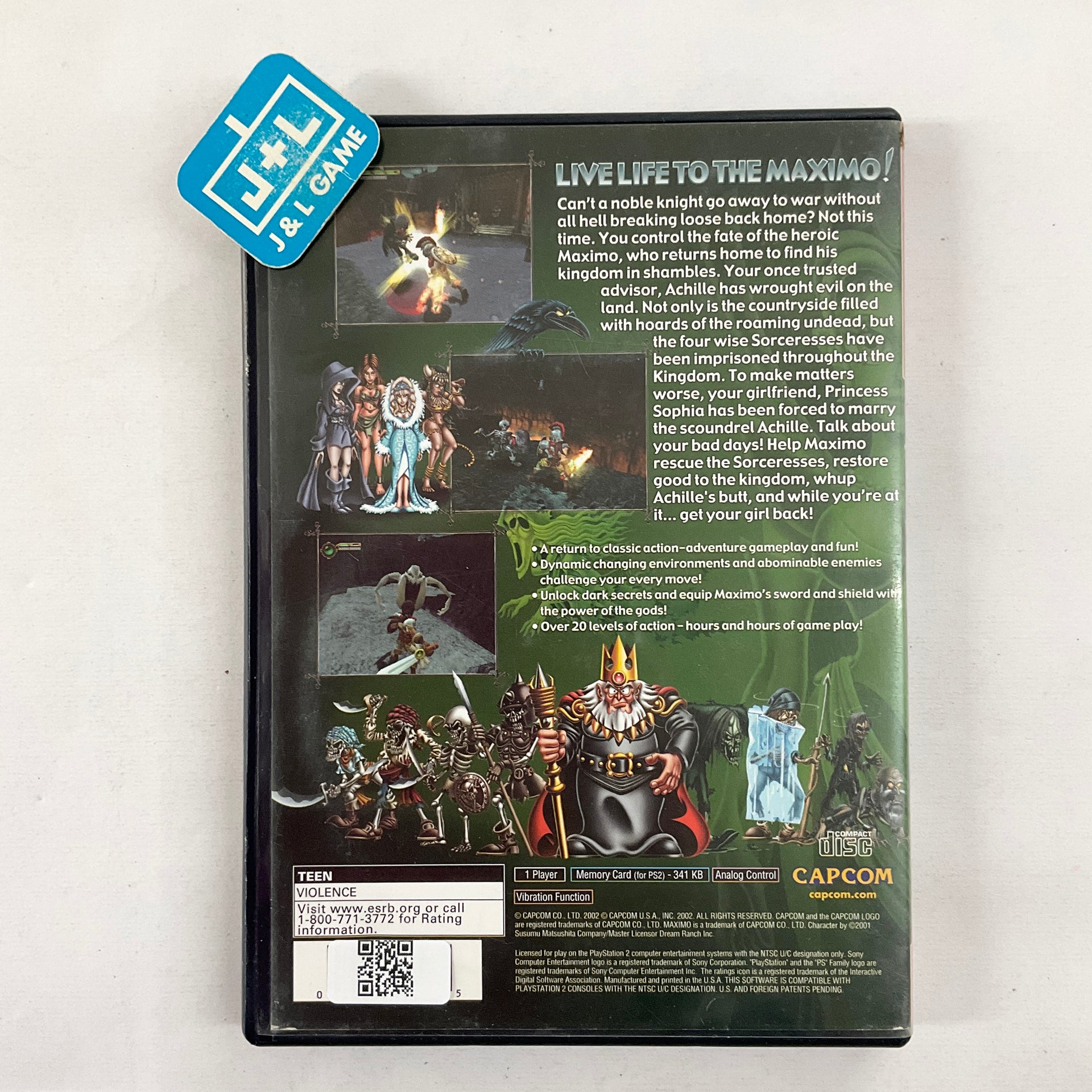 Maximo: Ghosts to Glory (Greatest Hits) - PlayStation 2 [Pre-Owned] | J ...