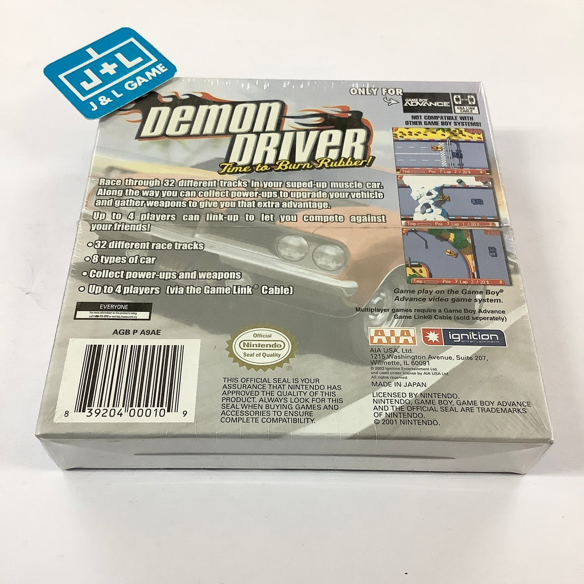 Demon Driver: Time to Burn Rubber - (GBA) Game Boy Advance | J&L Game
