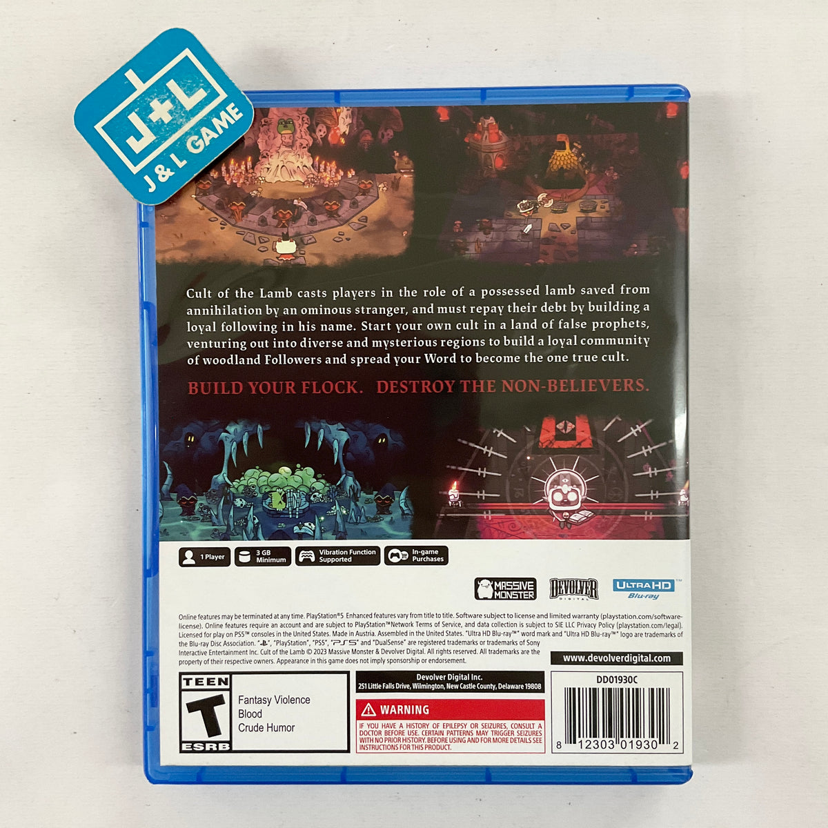 Cult of the Lamb - (PS5) PlayStation 5 [Pre-Owned] | J&L Game