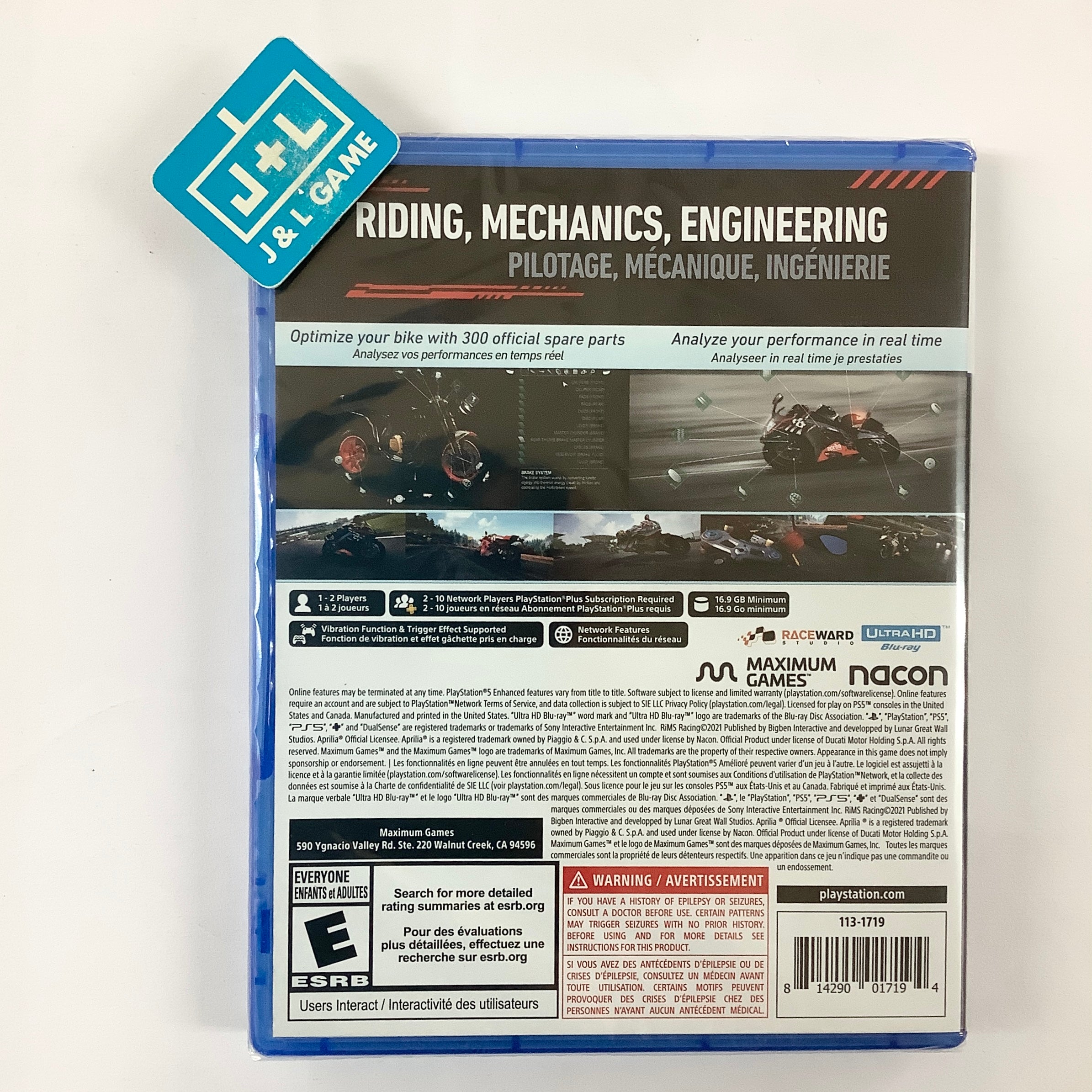 RiMS Racing - (PS5) PlayStation 5 | J&L Game