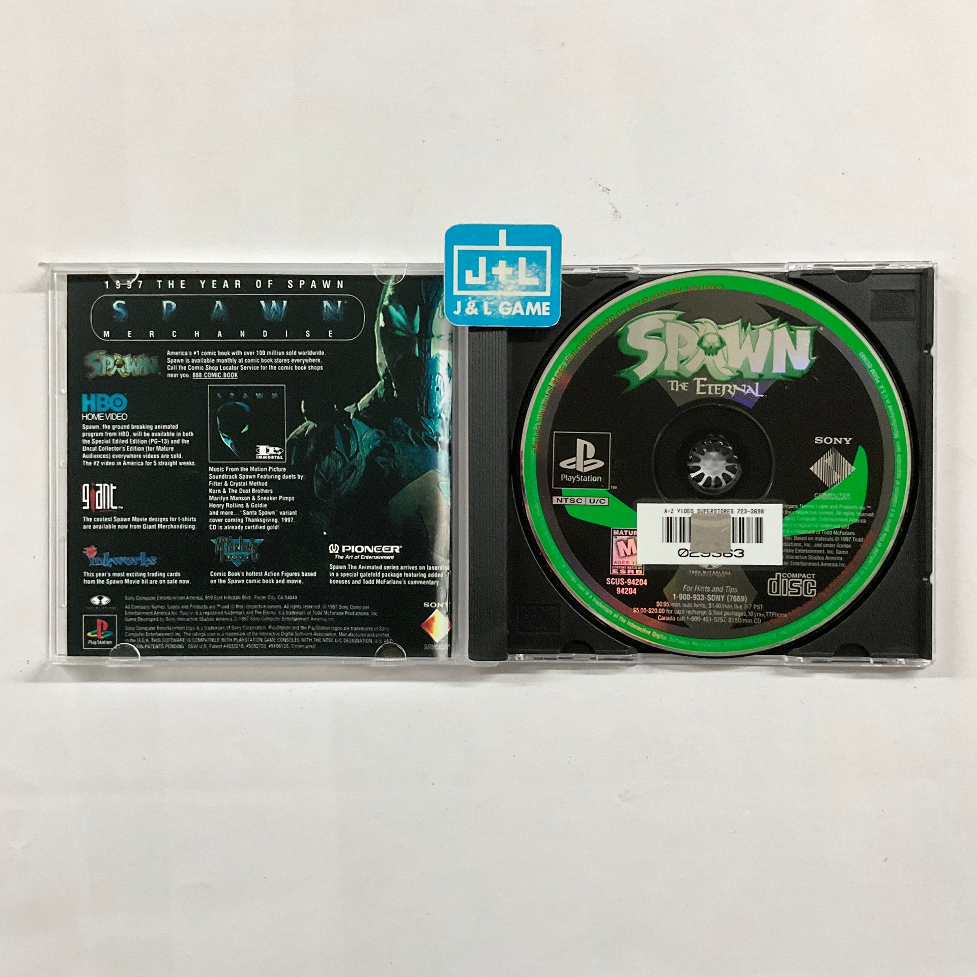 Spawn: The Eternal - (PS1) PlayStation 1 [Pre-Owned] | J&L Game